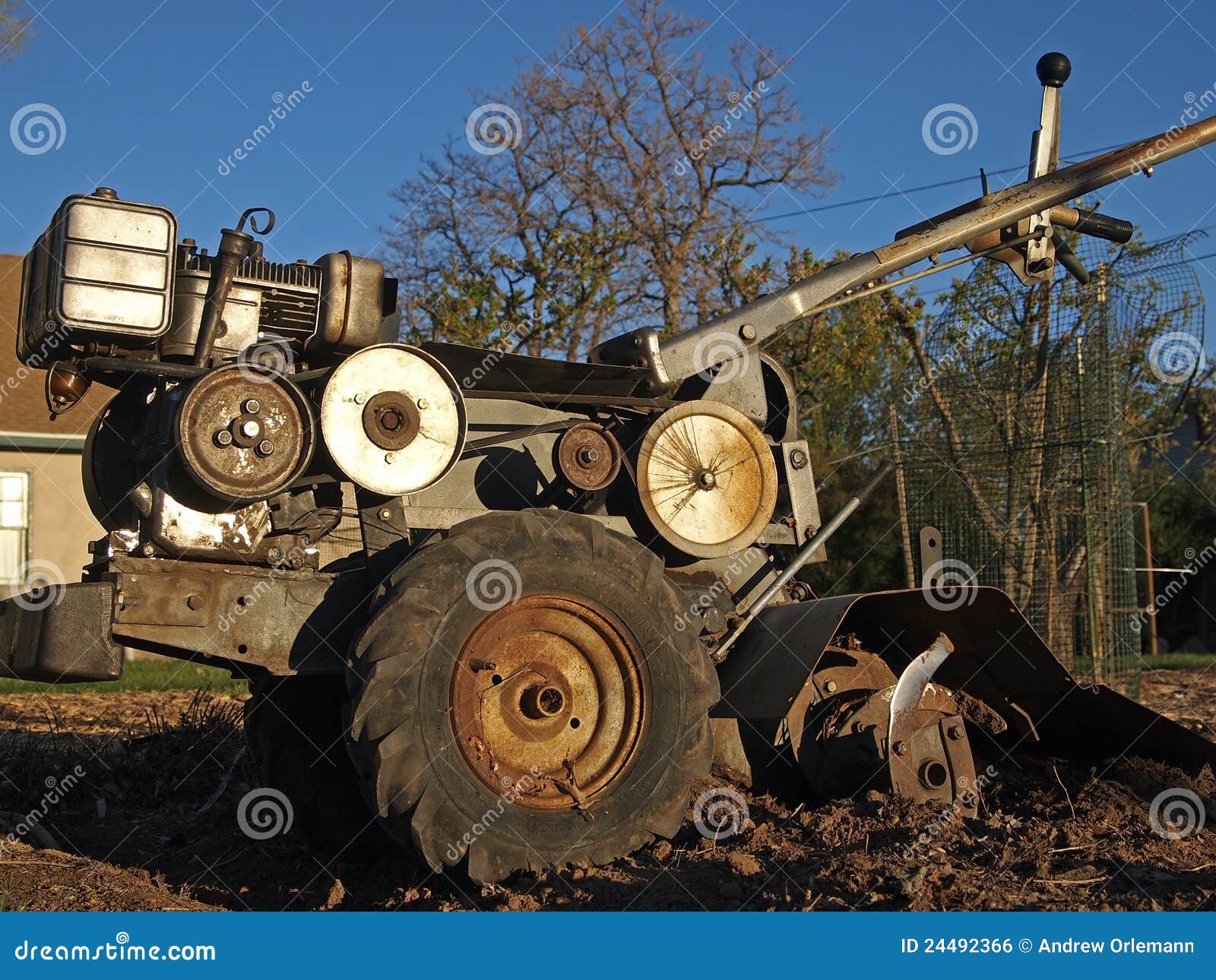 Old Tiller stock photo. Image of plow, dirt, outdoor - 24492366