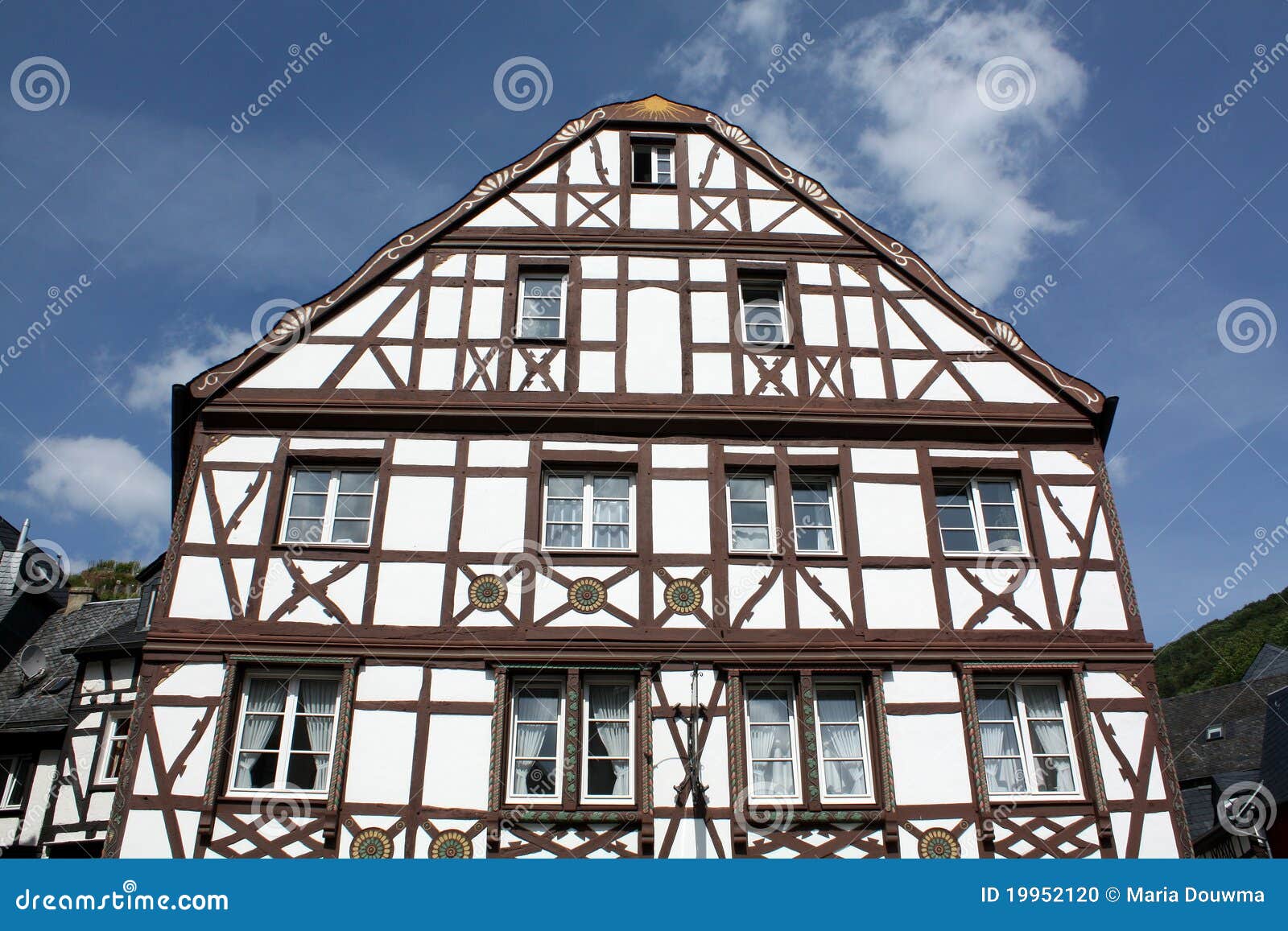 Old timber frame house stock photo. Image of house, construction - 19952120