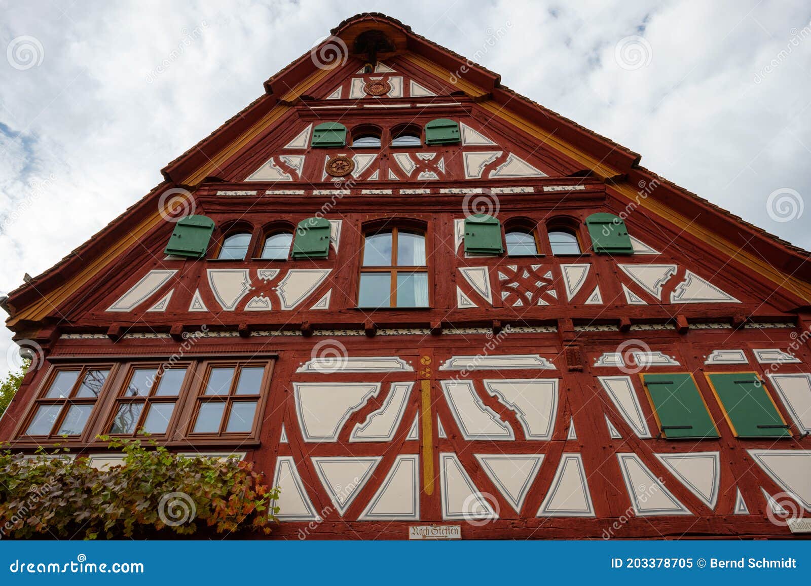 Old Timber-framed House in Germany Stock Image - Image of historical ...
