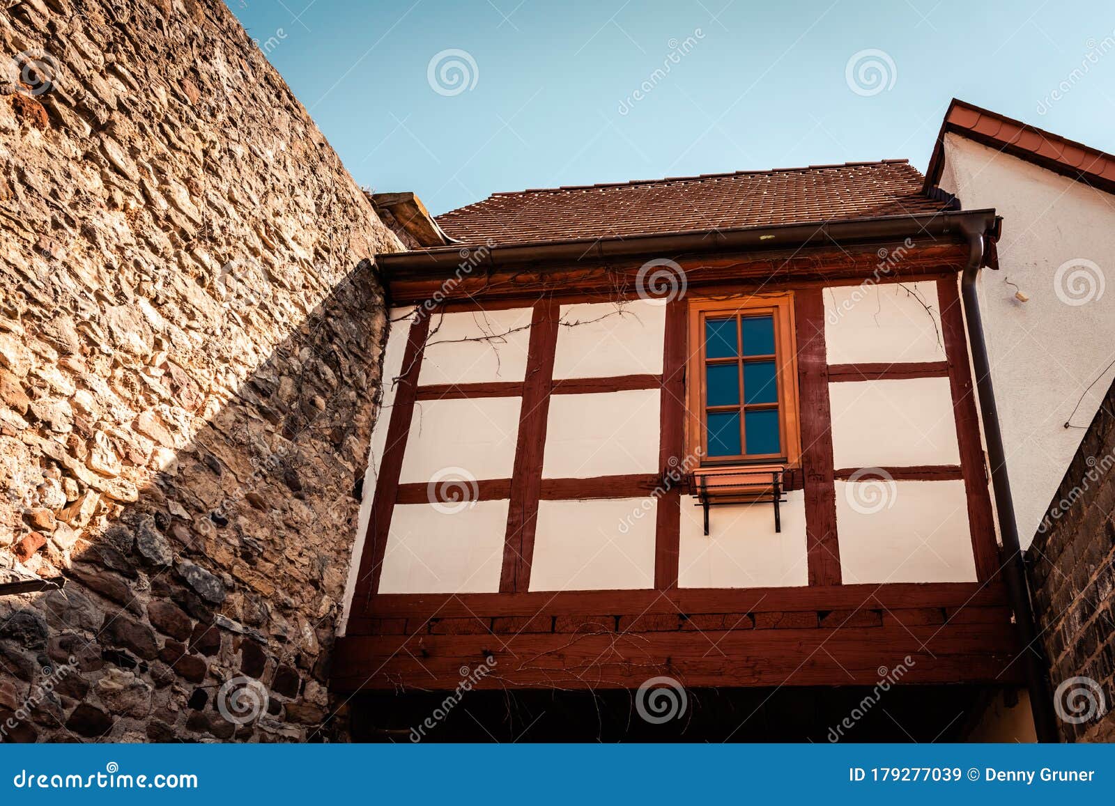Old timber framed house stock image. Image of town, exterior - 179277039