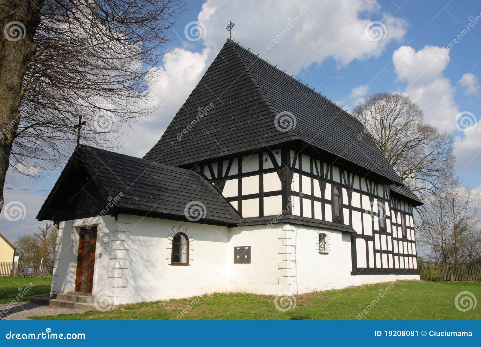 Old timber framing church stock image. Image of prussia - 19208081