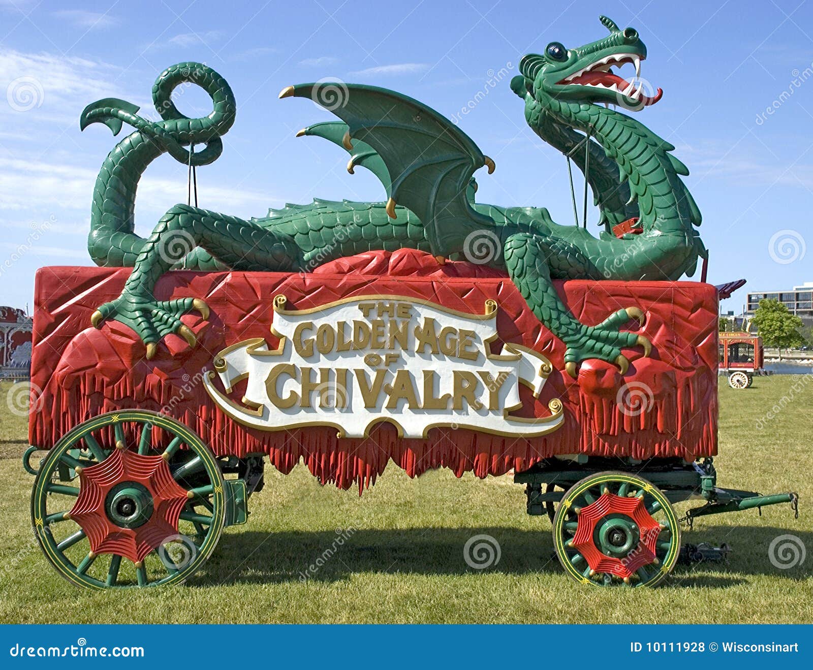 Old Time Circus Wagon stock photo. Image of americana - 10111928