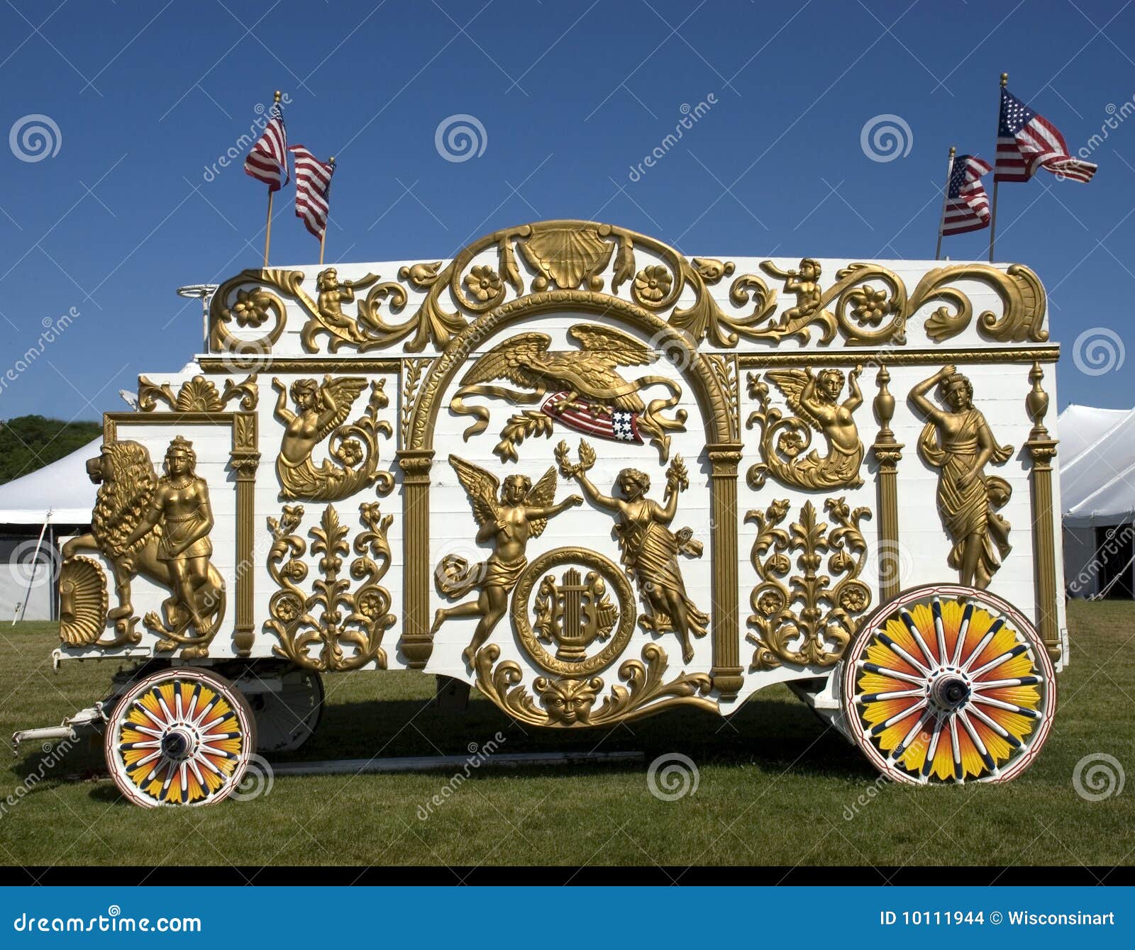 Old Time Circus Cart