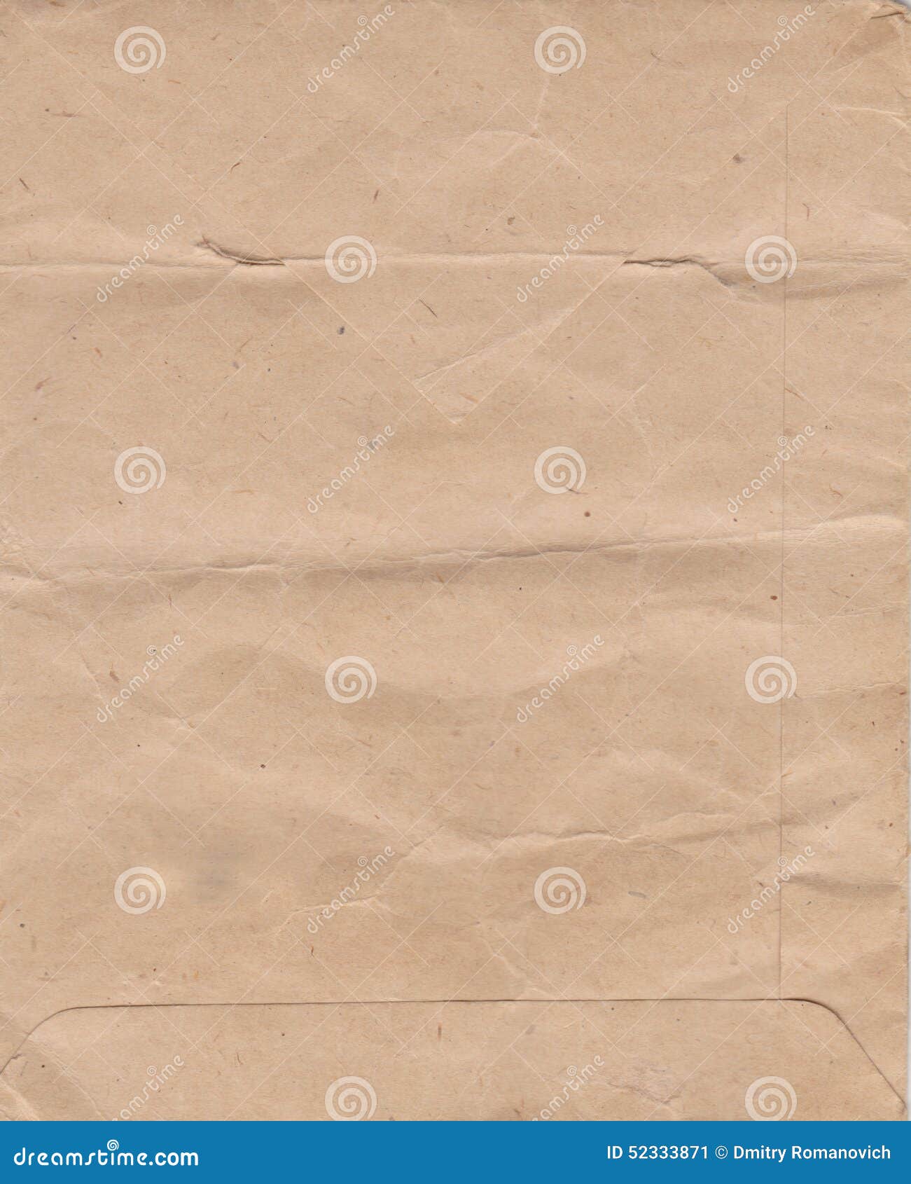 Old-Time Envelope stock image. Image of parcel, heavy - 52333871