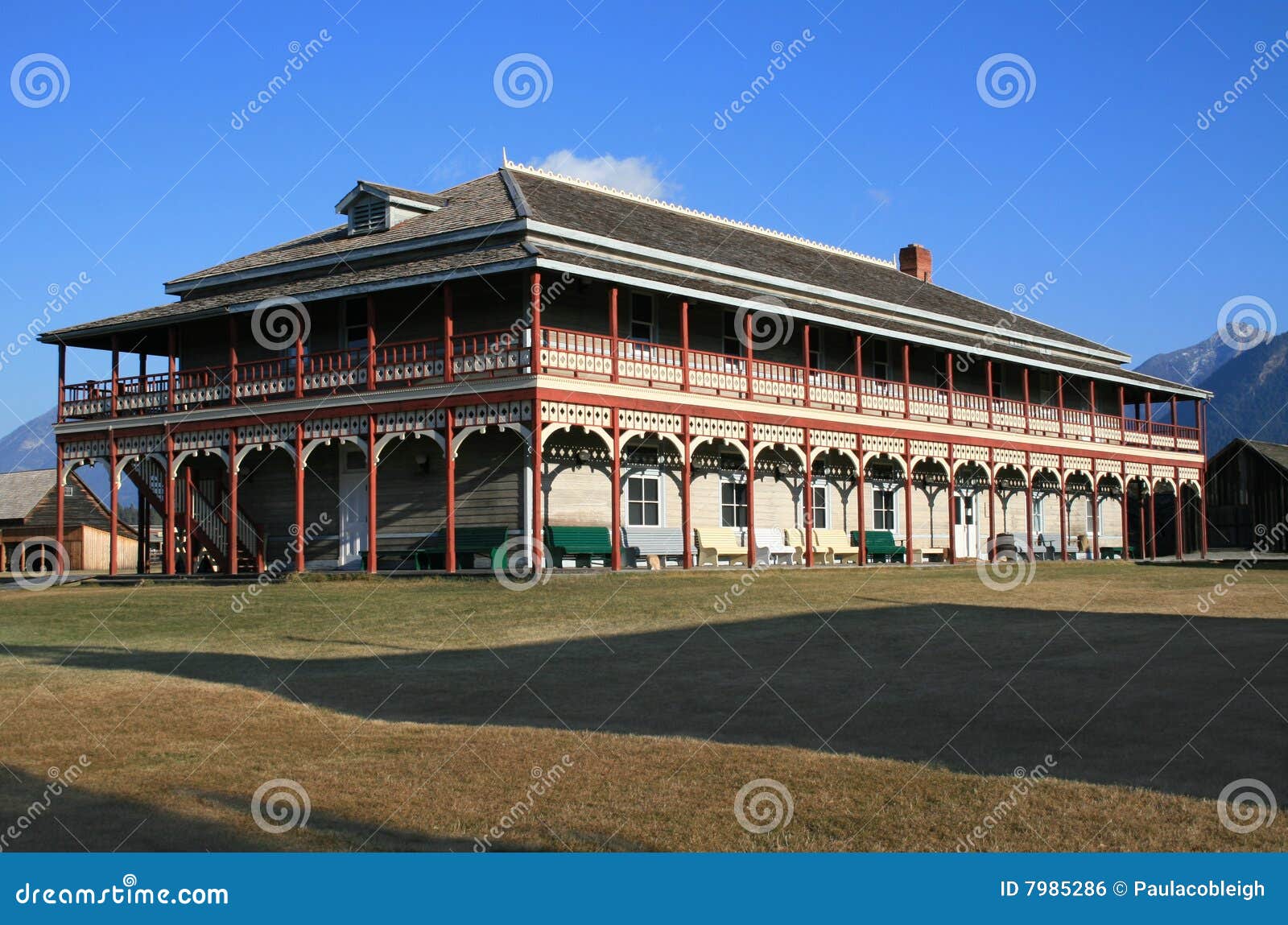 Old Time Hotel stock photo. Image of heritage, fort, kootenay - 7985286