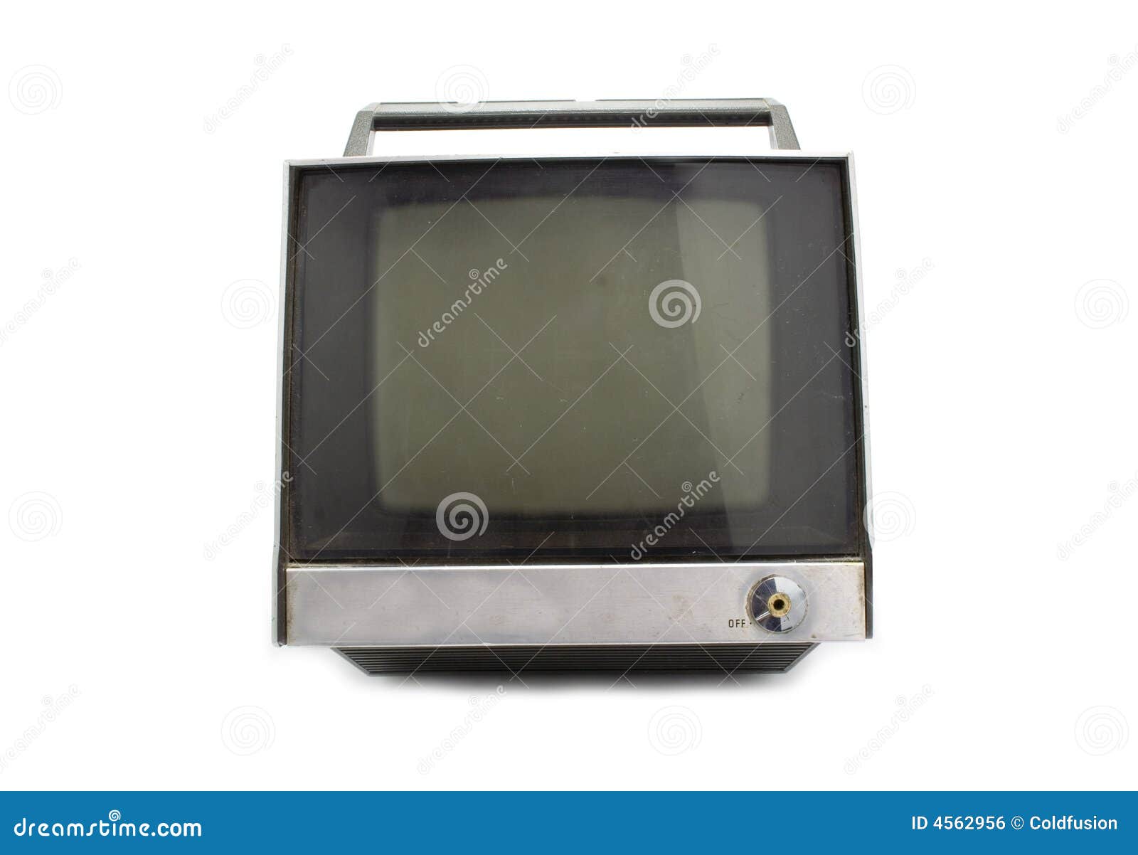 Old-time monitor stock photo. Image of time, scratch, video - 4562956