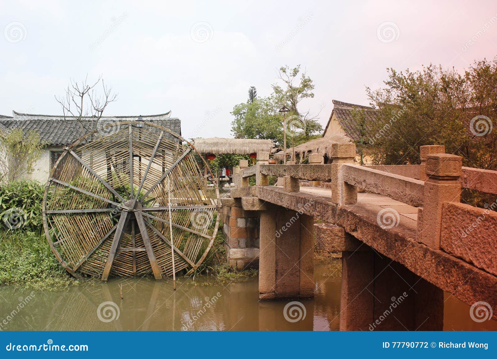 Old Time in a Small Yard for a Common Chinese Family Stock Photo ...
