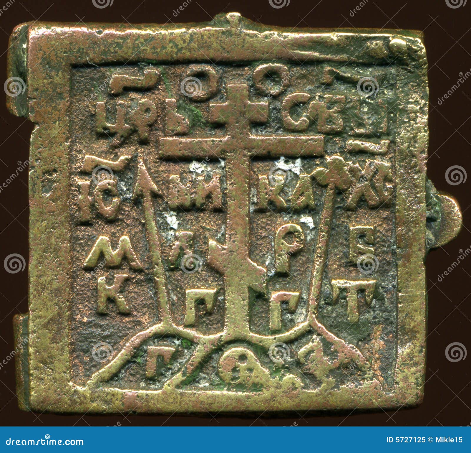 Old-time talisman. stock image. Image of metal, subject - 5727125