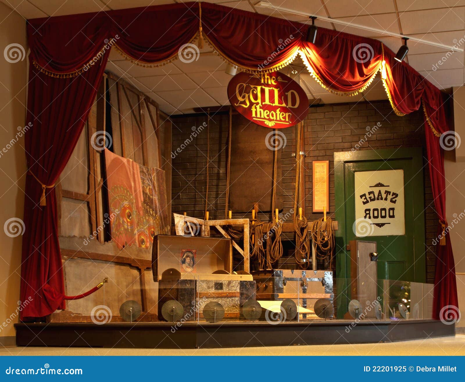 Old-time theatre editorial image. Image of erie, props - 22201925