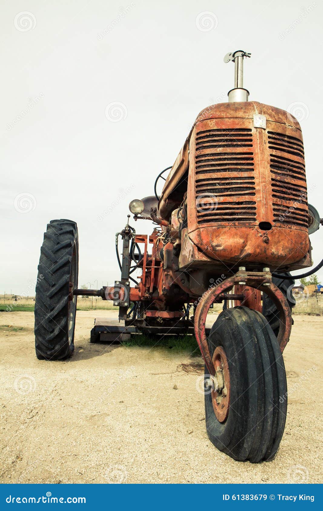 Old time tractor stock image. Image of equipment, harvest - 61383679