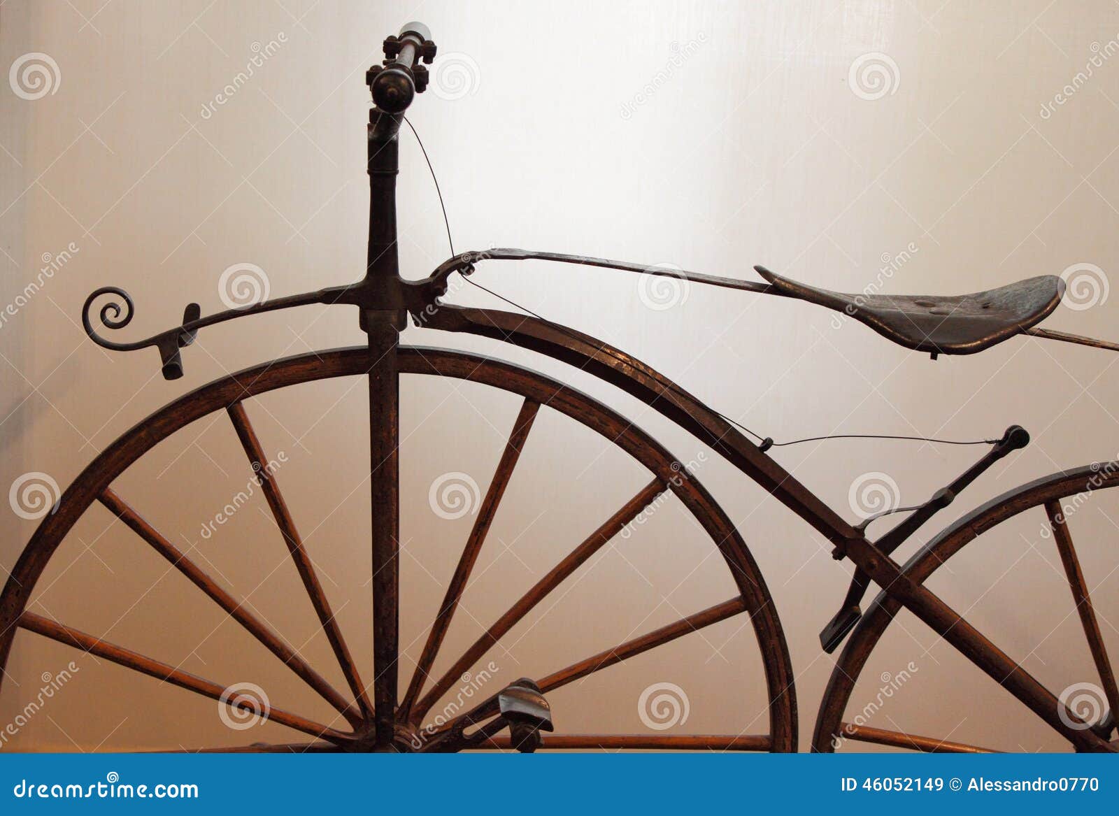 Old times bicycle stock image. Image of parked, period - 46052149