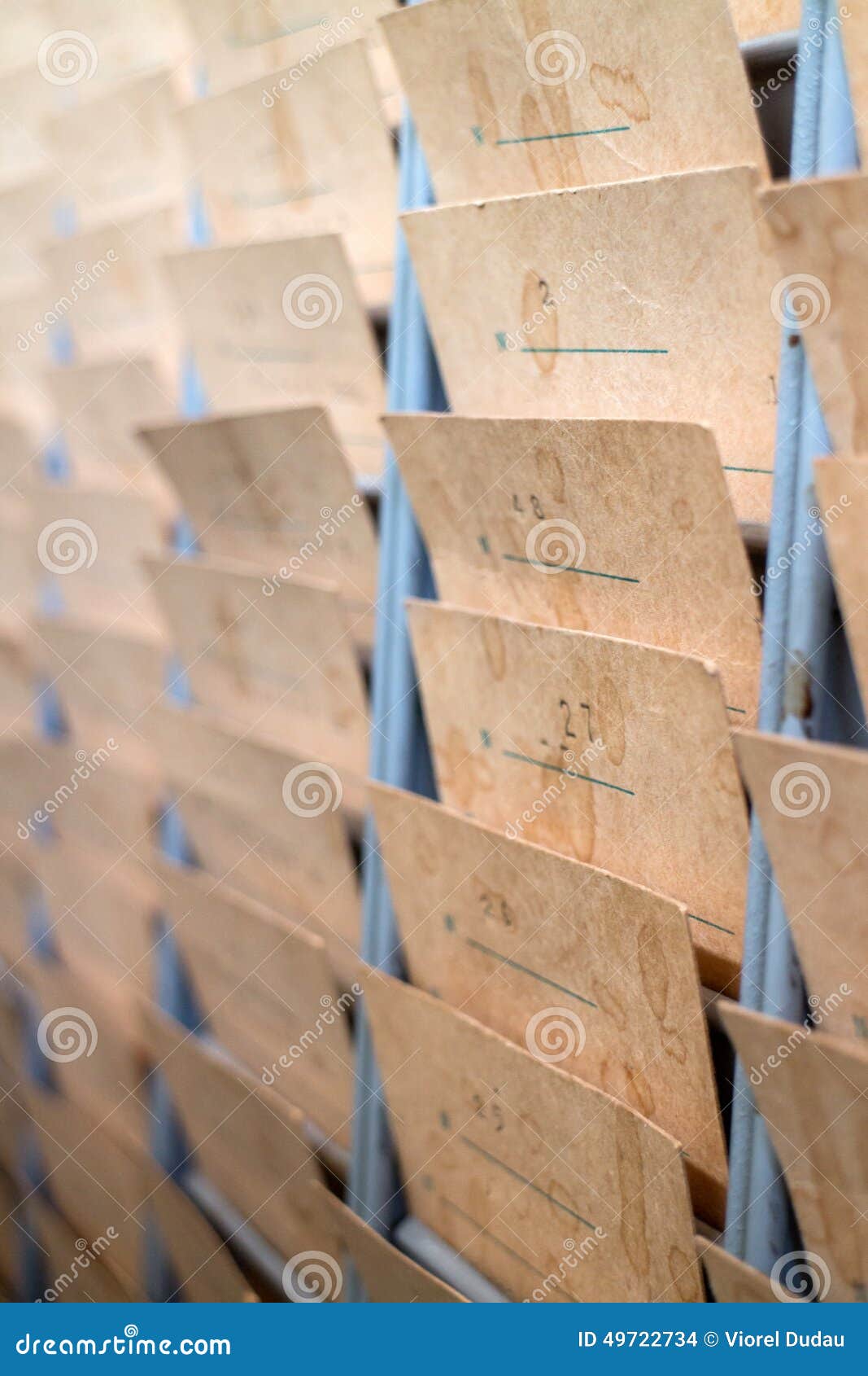 Old timesheets stock photo. Image of archiving, payroll - 49722734