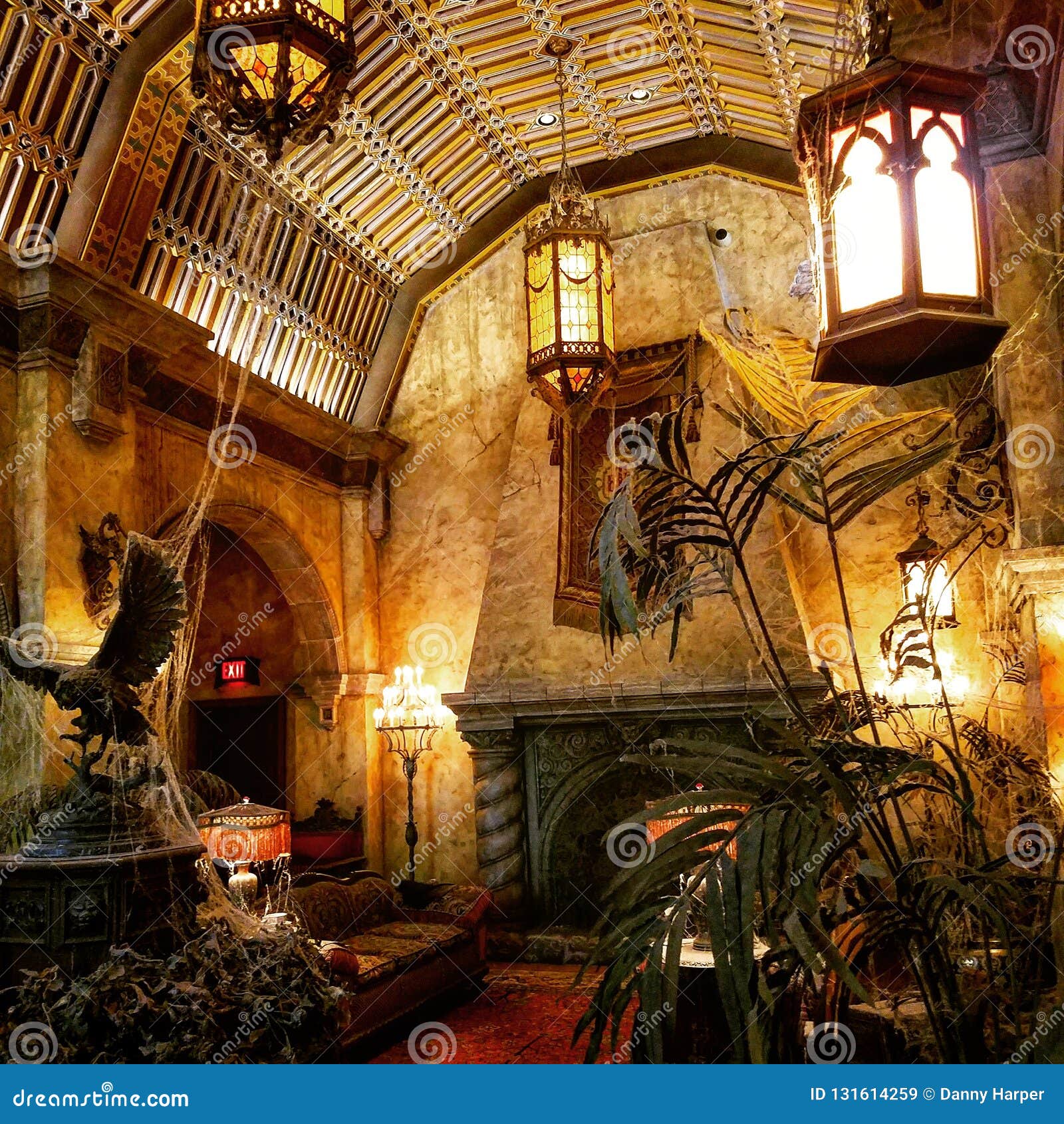 Old timey decor stock image. Image of hall, decor, timey - 131614259