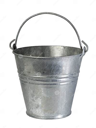 Old tin bucket stock photo. Image of used, metal, white - 10267384