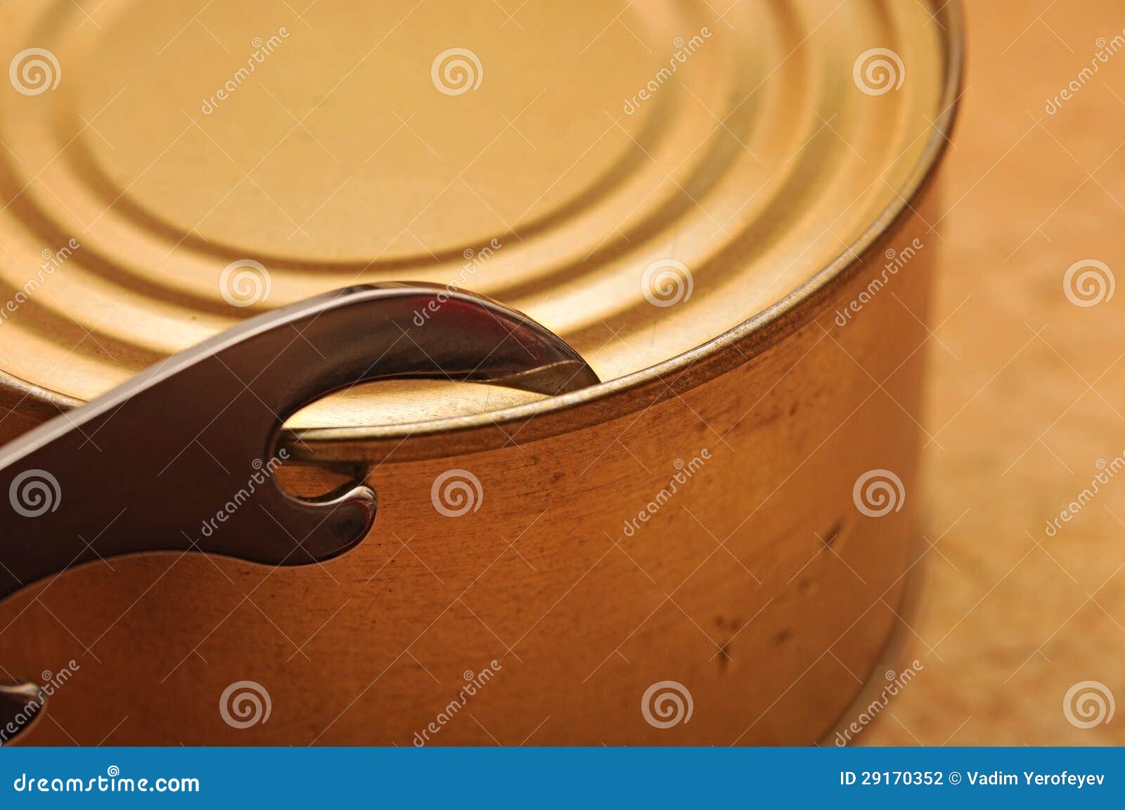 The Old Tin Opener Opening a Can Stock Photo - Image of detail, product ...