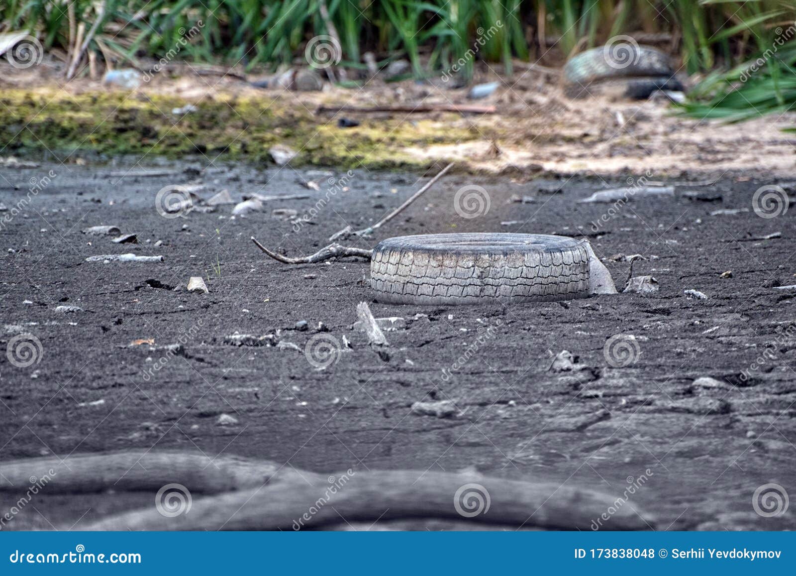 Old Tire Pollution. Problems of Waste Disposal. Protection of the ...