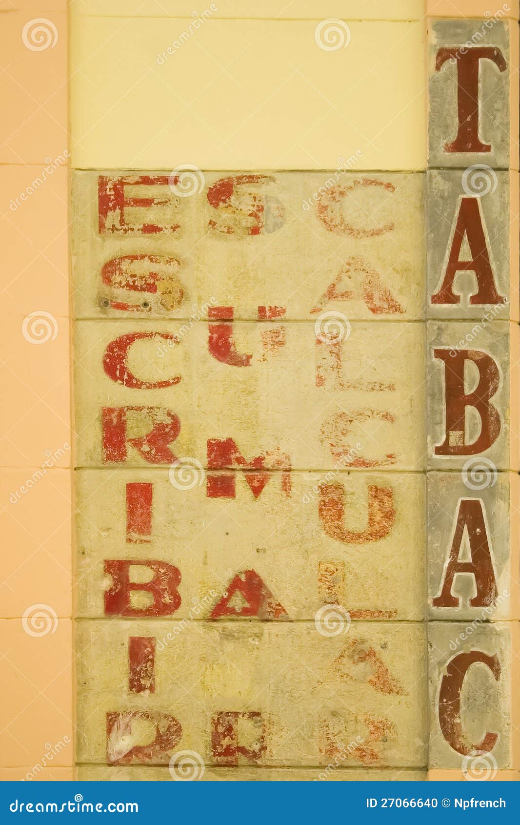 Old Tobacconist sign stock photo. Image of faded, signs - 27066640