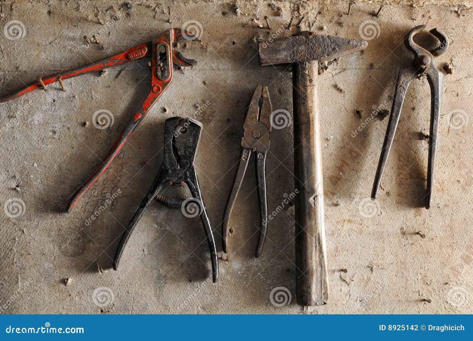 Old tools stock photo. Image of improvement, home, collection - 8925142