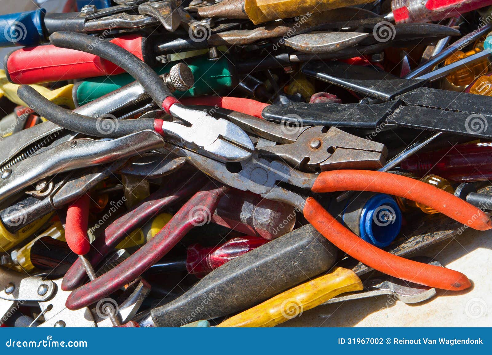Old tools stock photo. Image of colorful, tools, scrap - 31967002