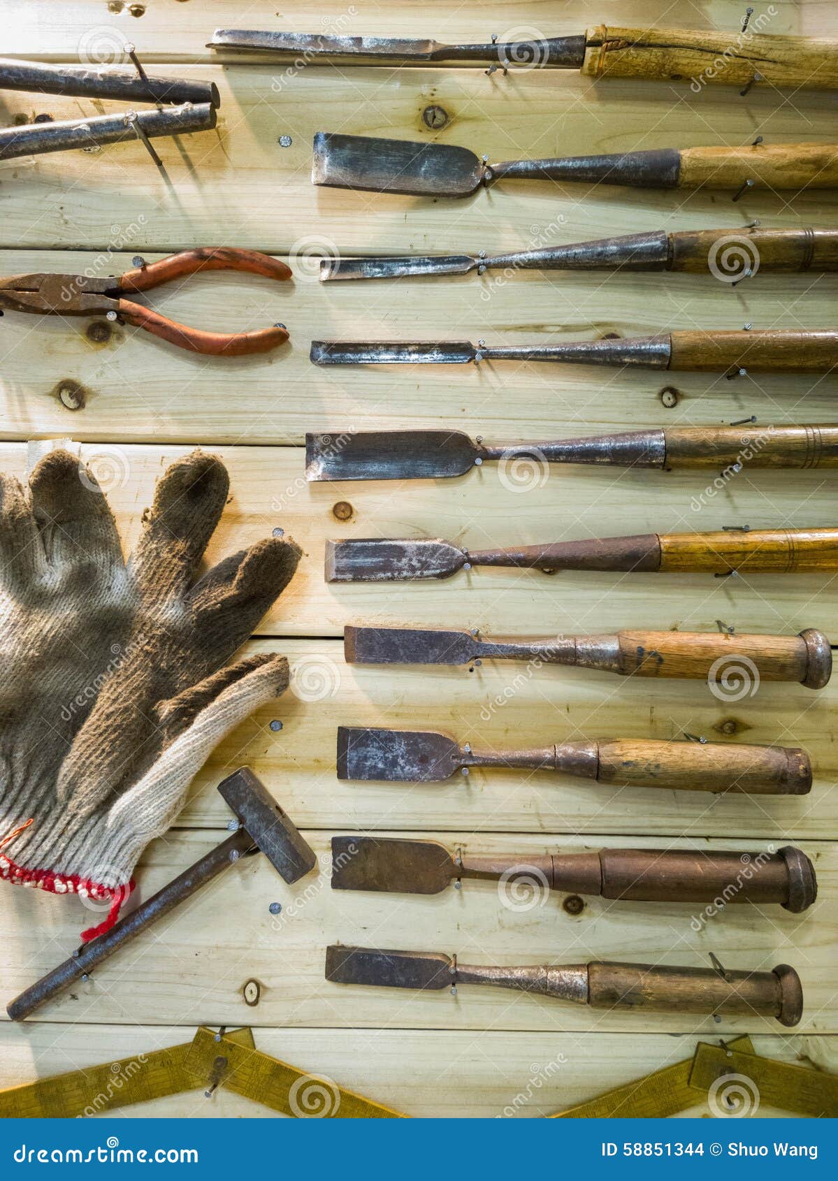Old tools stock photo. Image of antique, concepts, floor - 58851344