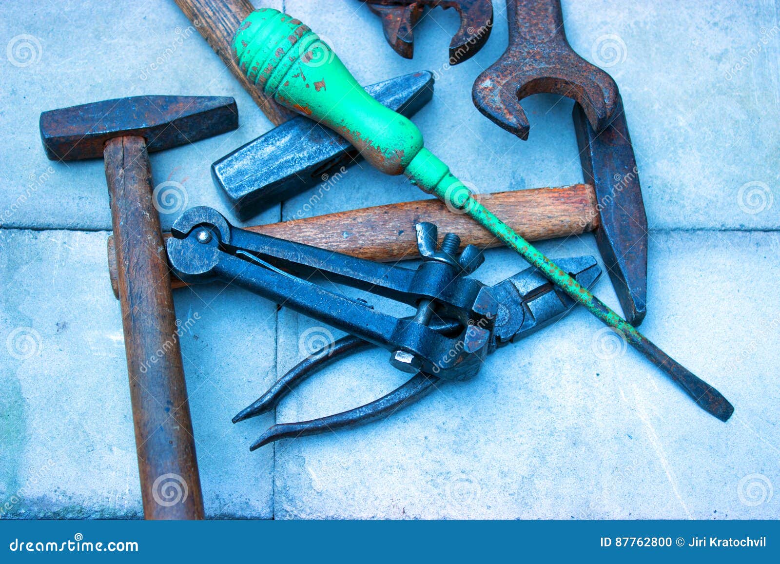 Old tools stock photo. Image of garage, file, tool, hacksaw - 87762800