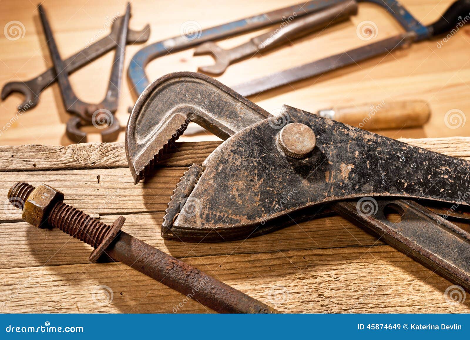 Old tools stock image. Image of pincers, bolt, handwriting - 45874649