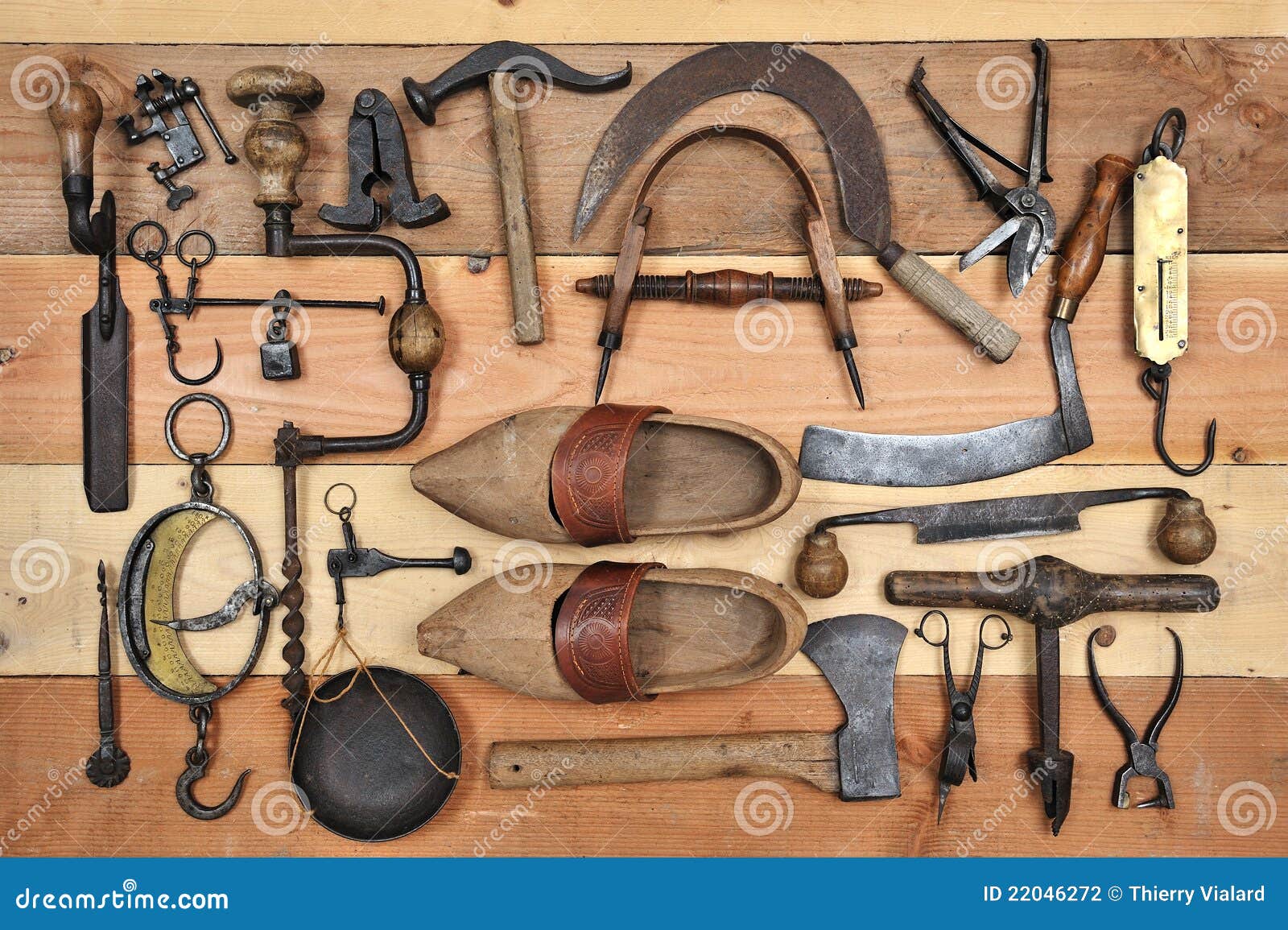 Old tools two stock photo. Image of tools, rusty, wood - 22046272