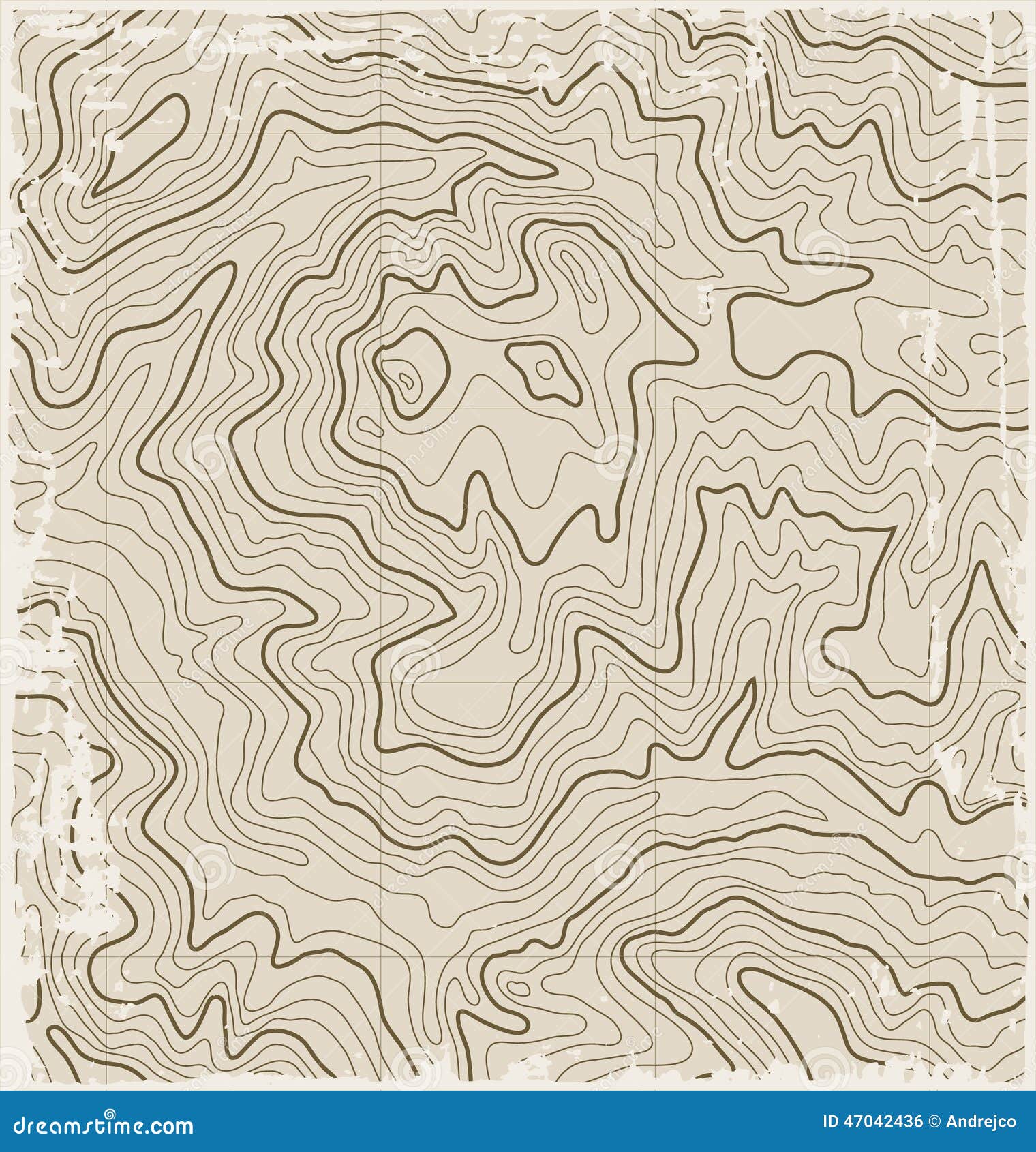 Old Topographic Map Vector Illustration | CartoonDealer.com #47042436