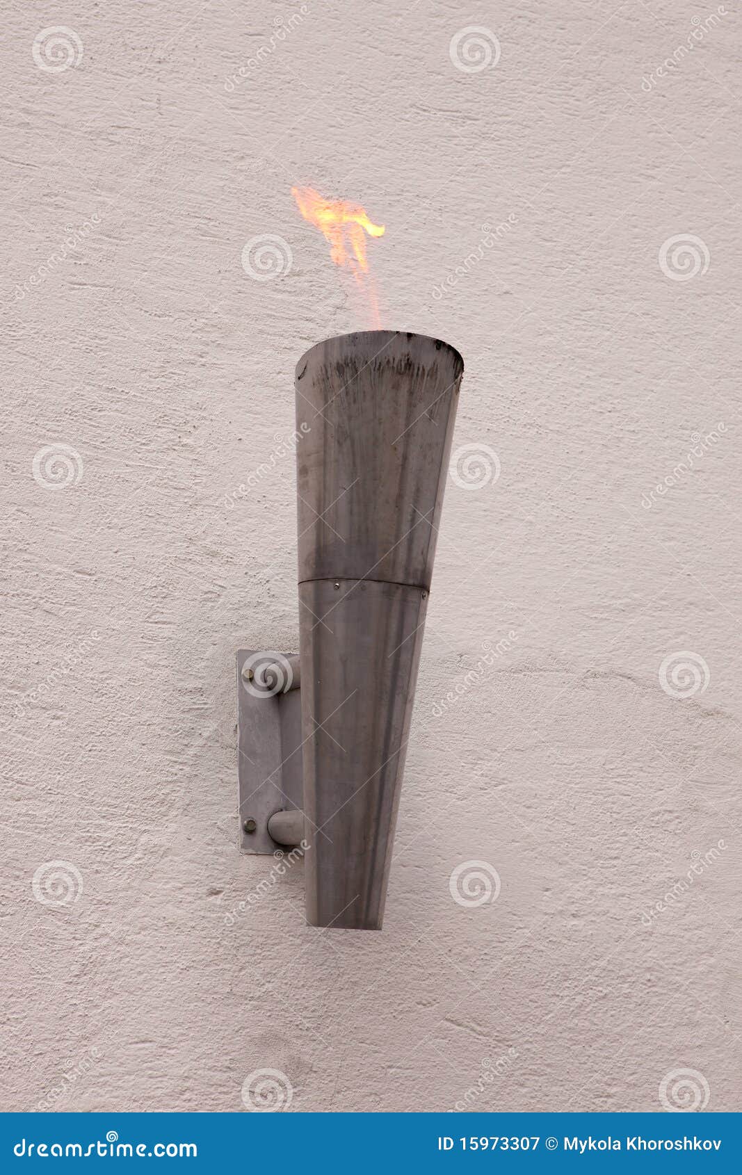 Old torch stock image. Image of torch, fashioned, metal - 15973307