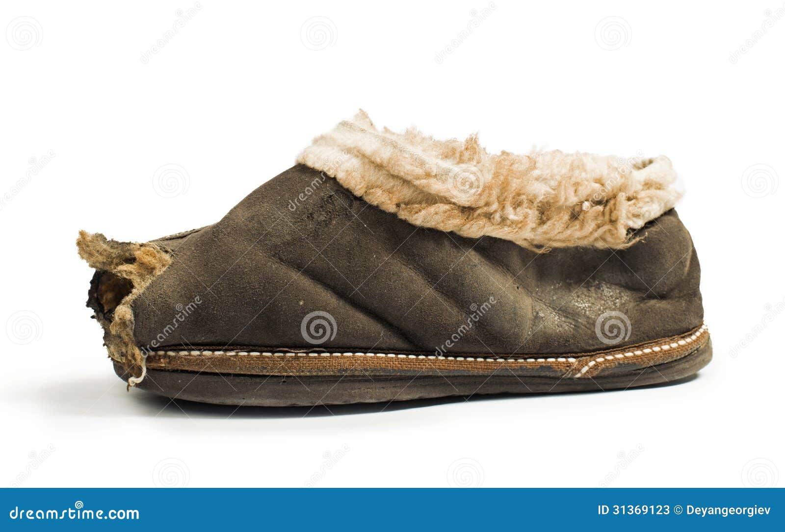 Old torn boots of leather stock image. Image of frayed - 31369123