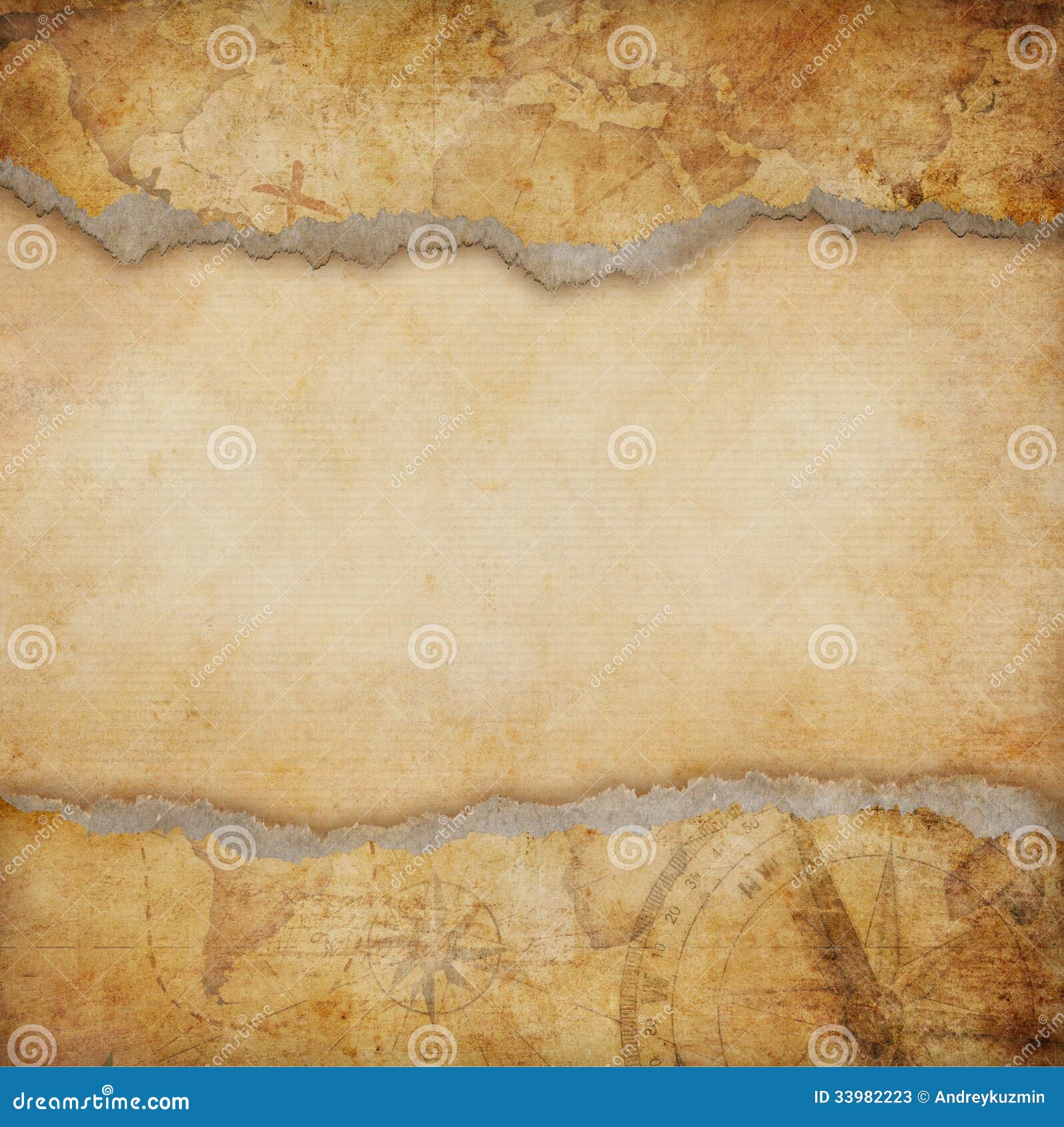 Old torn map background stock illustration. Illustration of travel ...