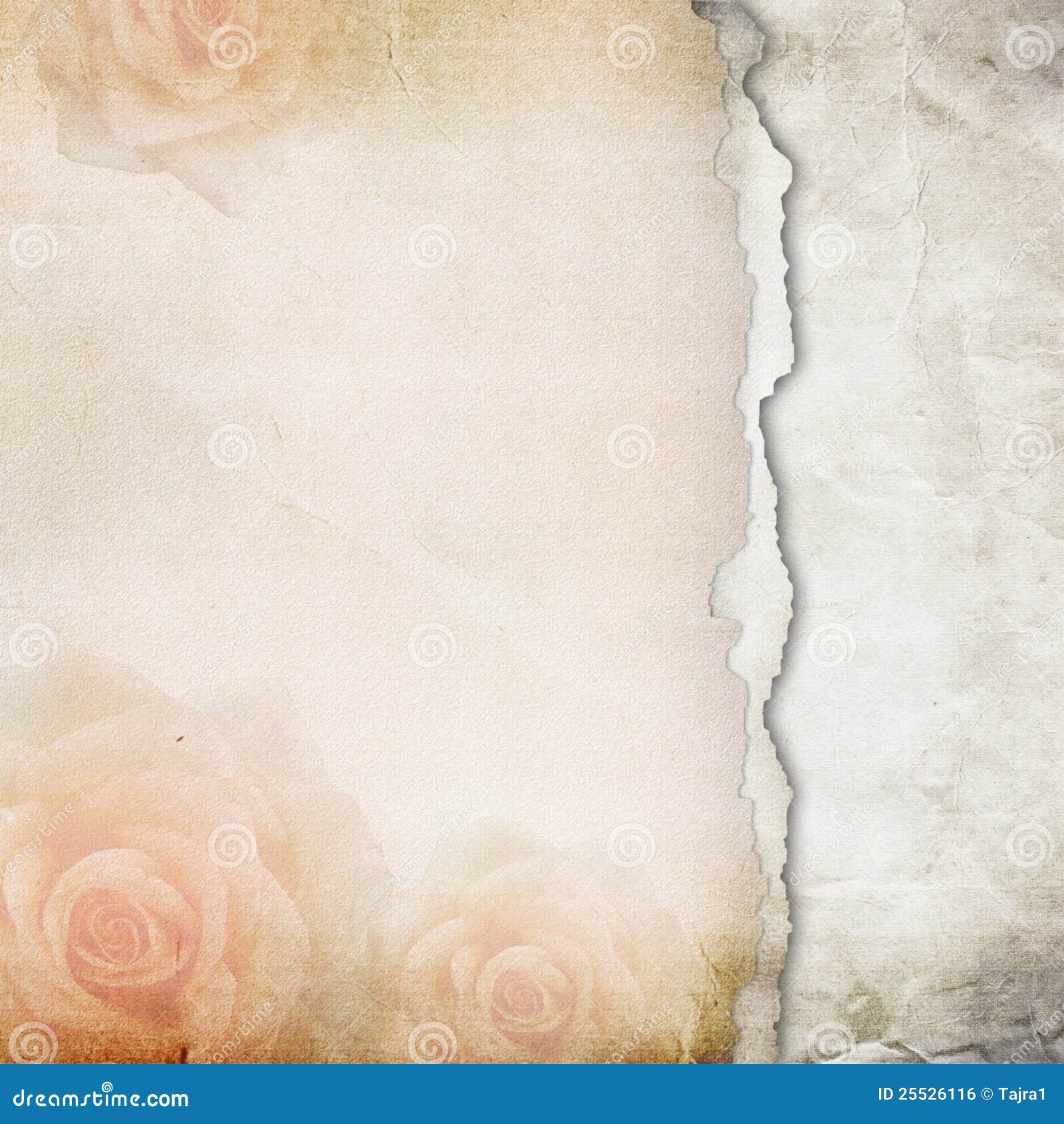 Old Torn Paper Background stock illustration. Illustration of grunge ...