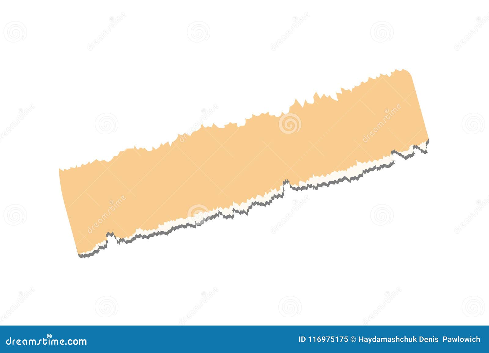 Set Of Paper With Ragged Edges, Booklet And Flower Branch. Mood Board ...