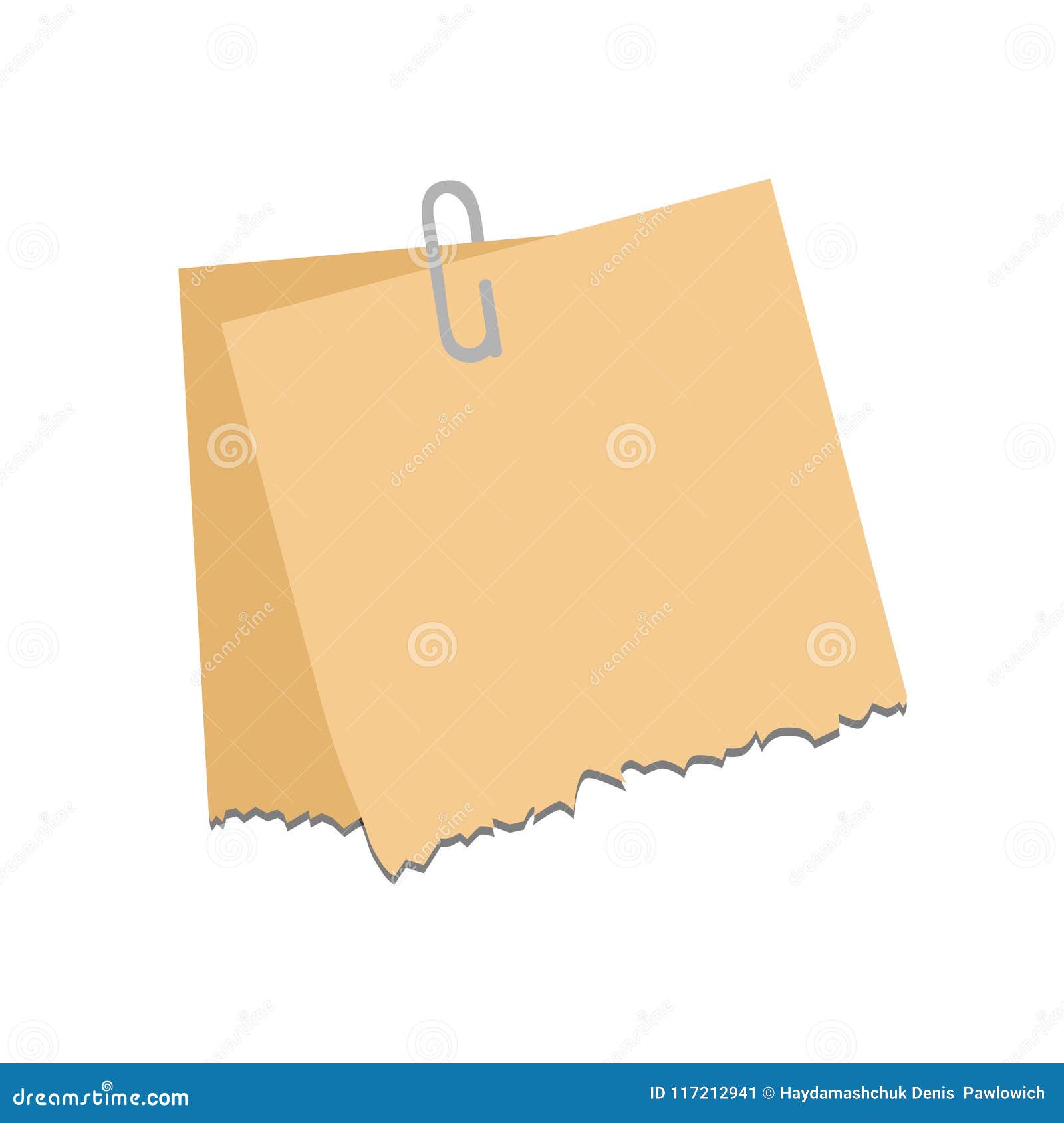 Set Of Paper With Ragged Edges, Booklet And Flower Branch. Mood Board ...