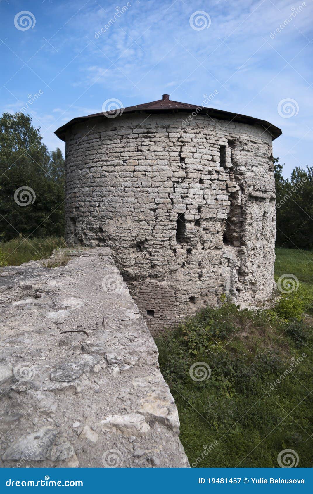 Old tower stock image. Image of architecture, loophole - 19481457