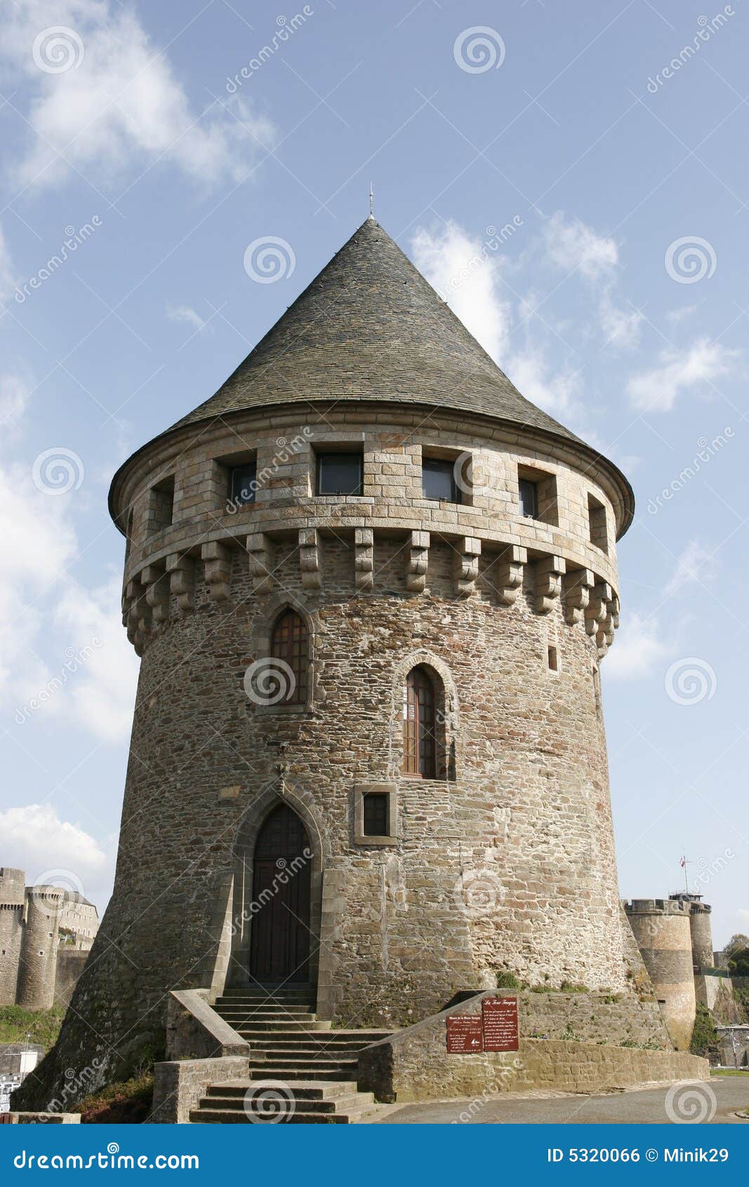 Old tower stock photo. Image of blue, military, medieval - 5320066