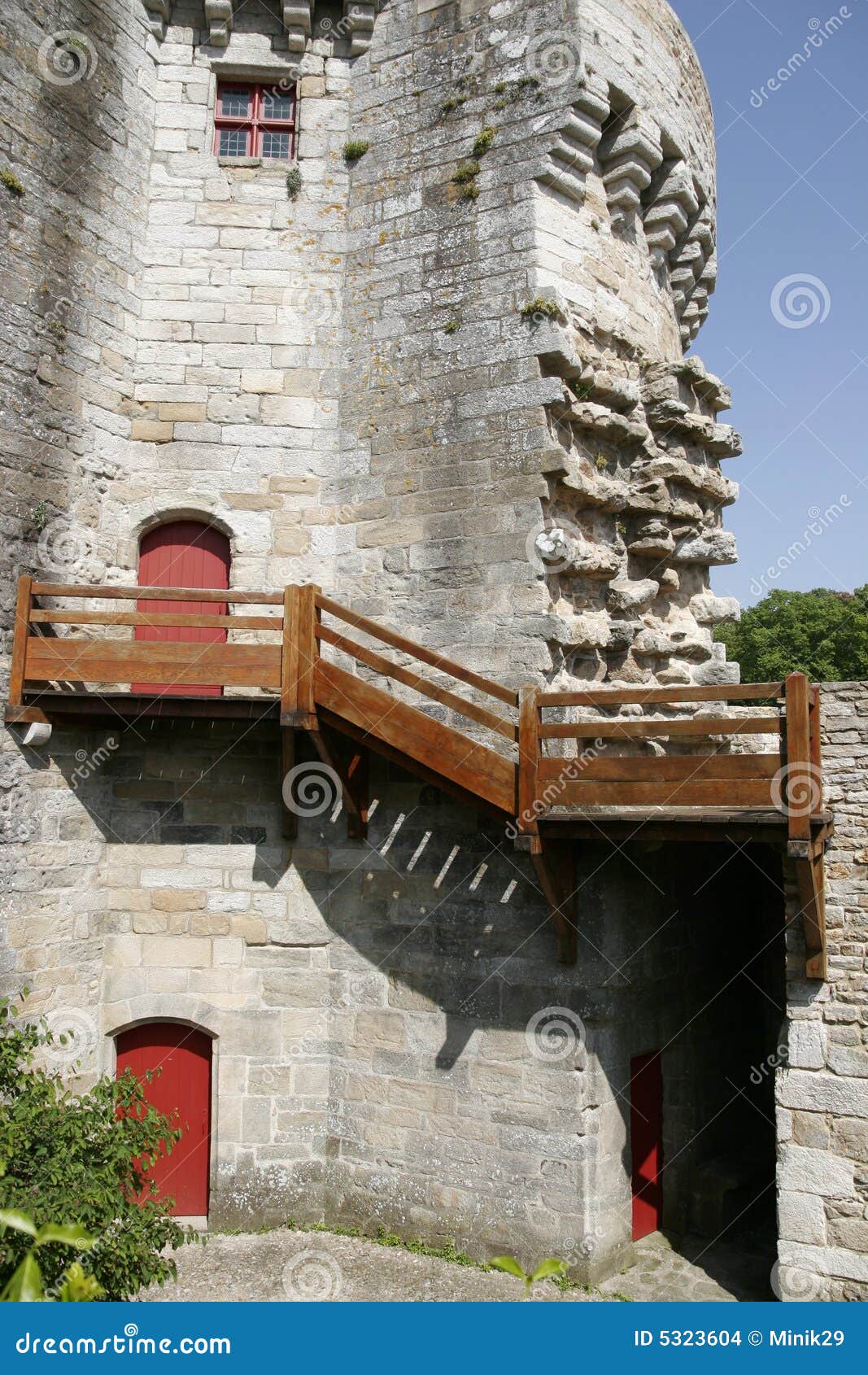 Old tower stock photo. Image of brittany, blue, stair - 5323604