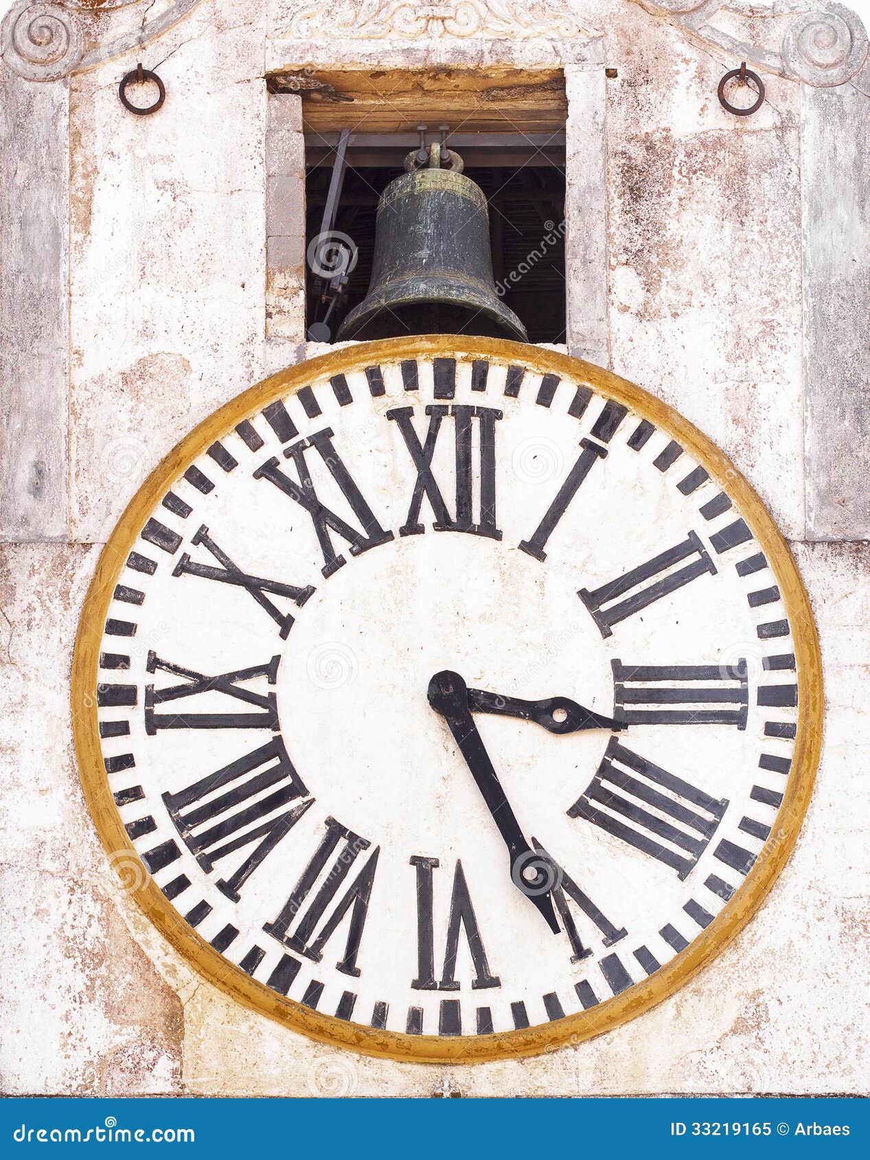 Old tower clock stock image. Image of holiday, classic - 33219165