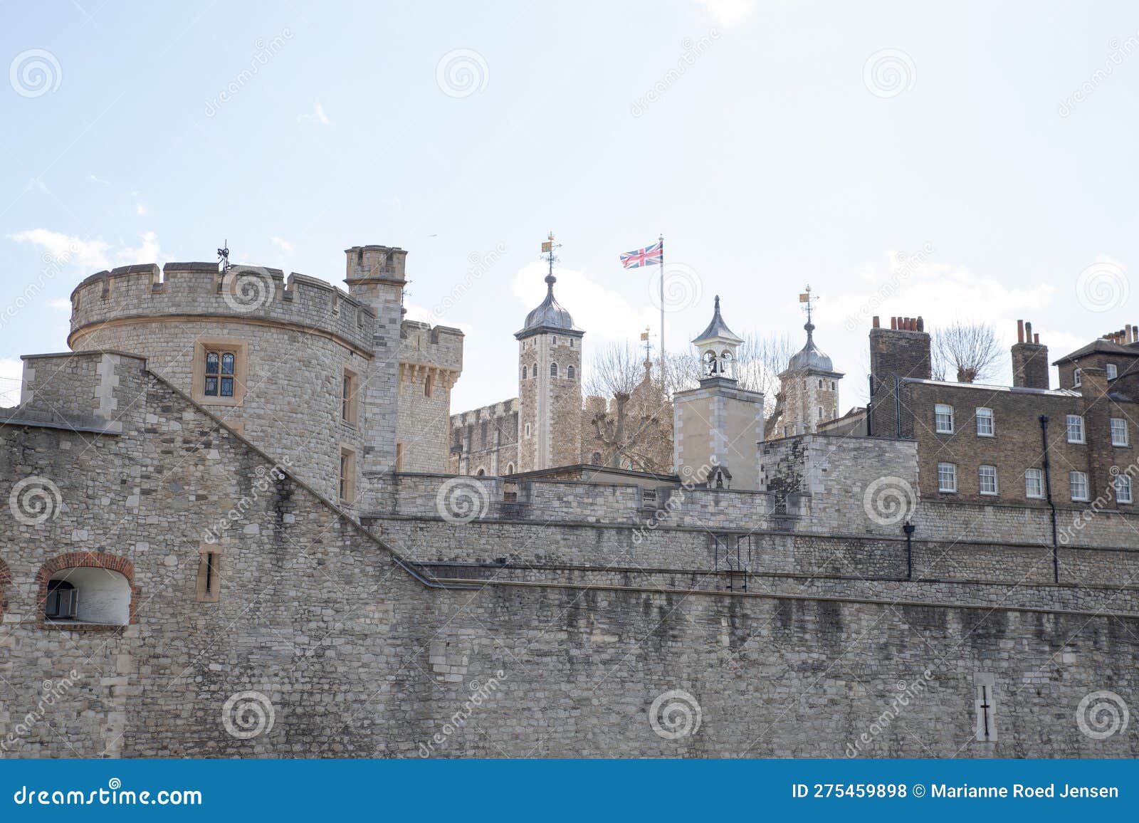 The old Tower of London stock photo. Image of england - 275459898