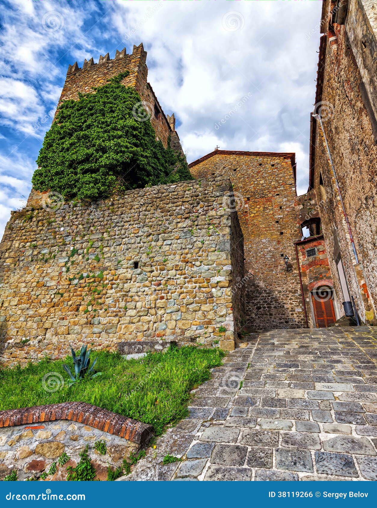 Old Tower in Montecatini Alto Stock Photo - Image of historical ...