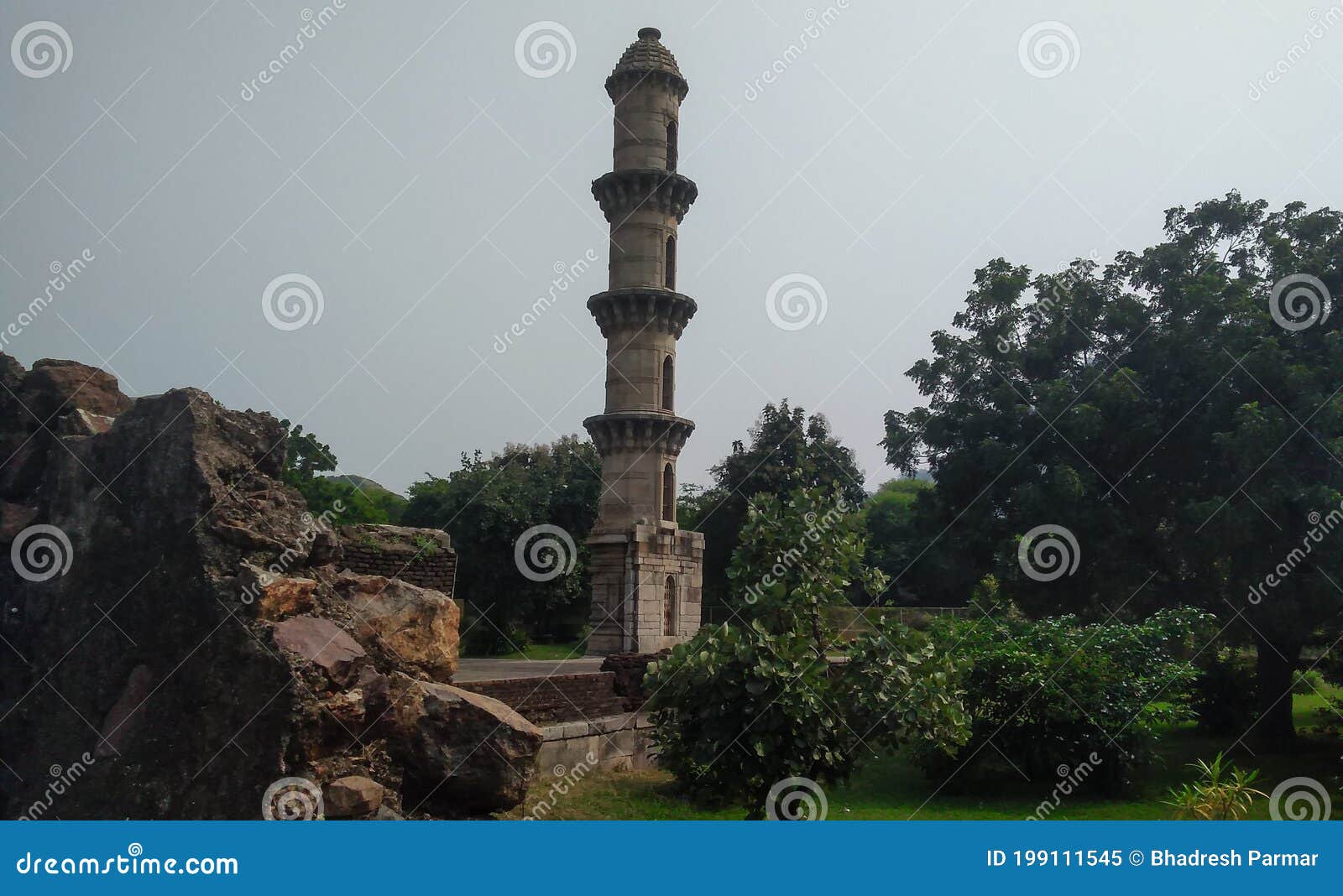Old tower ruins stock image. Image of monastery, temple - 199111545