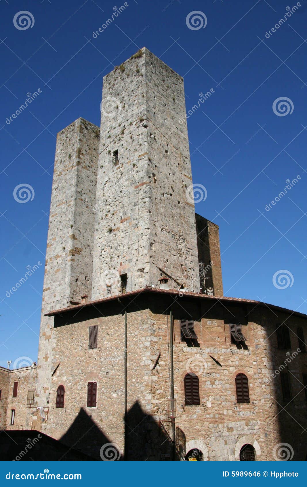 Old towers stock photo. Image of aged, defend, building - 5989646