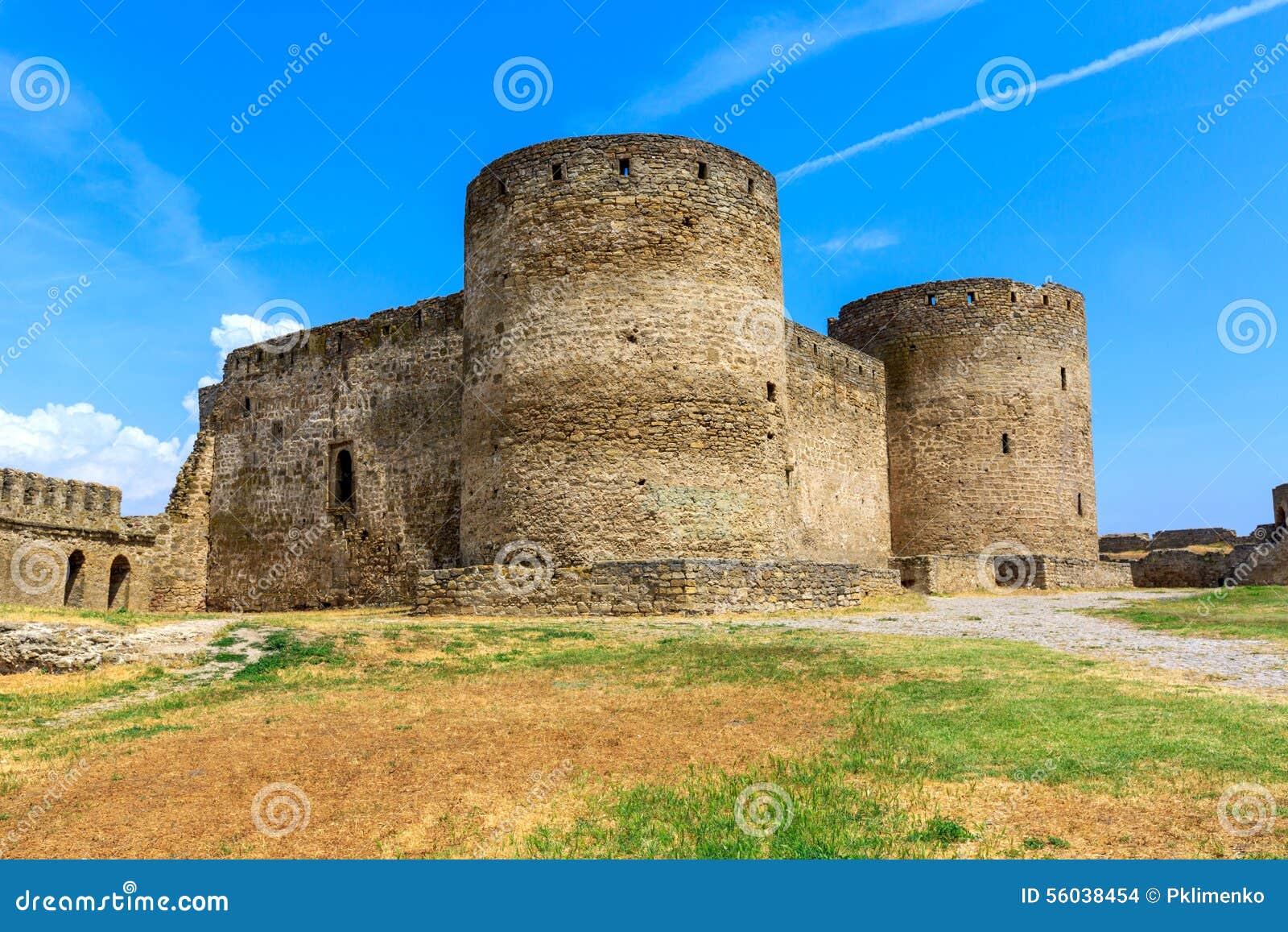 Old towers in castle stock photo. Image of high, fortress - 56038454