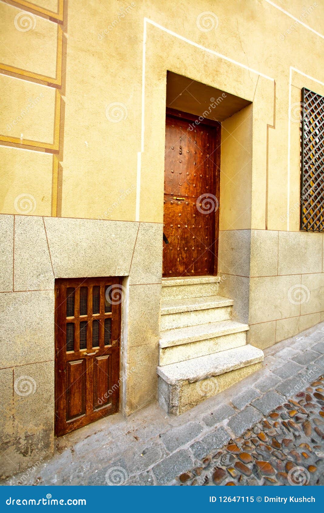 In old town stock image. Image of roof, beautiful, door - 12647115