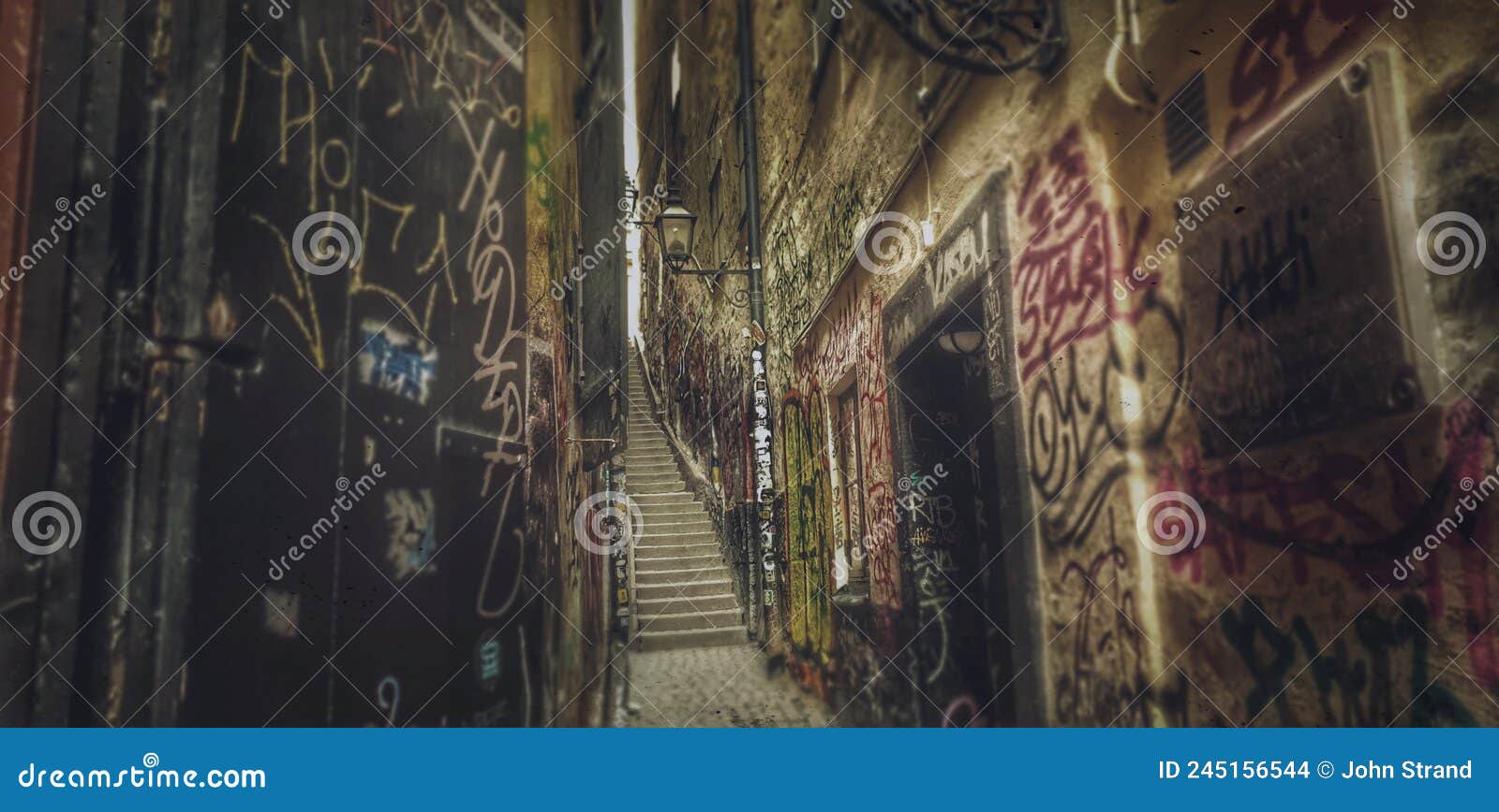 Old Town alley stock photo. Image of snapshot, alley - 245156544