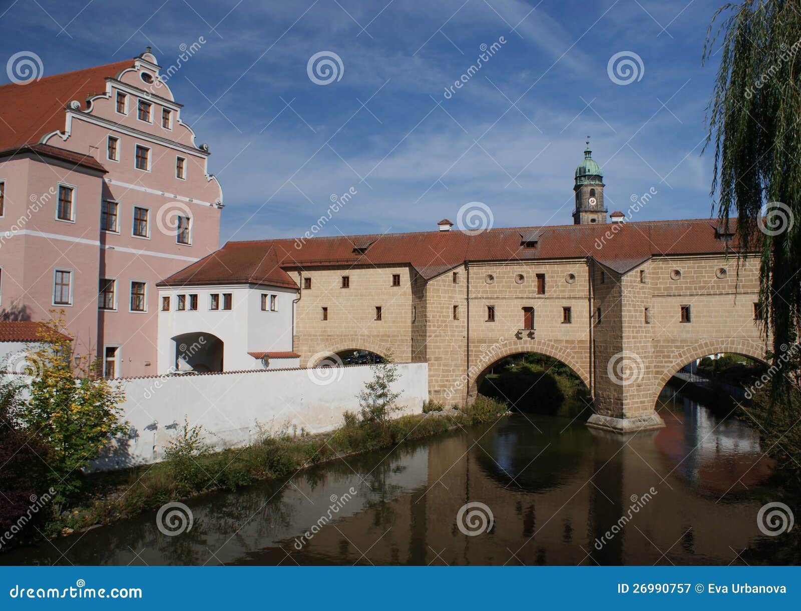 Old town Amberg in Germany stock image. Image of vils - 26990757