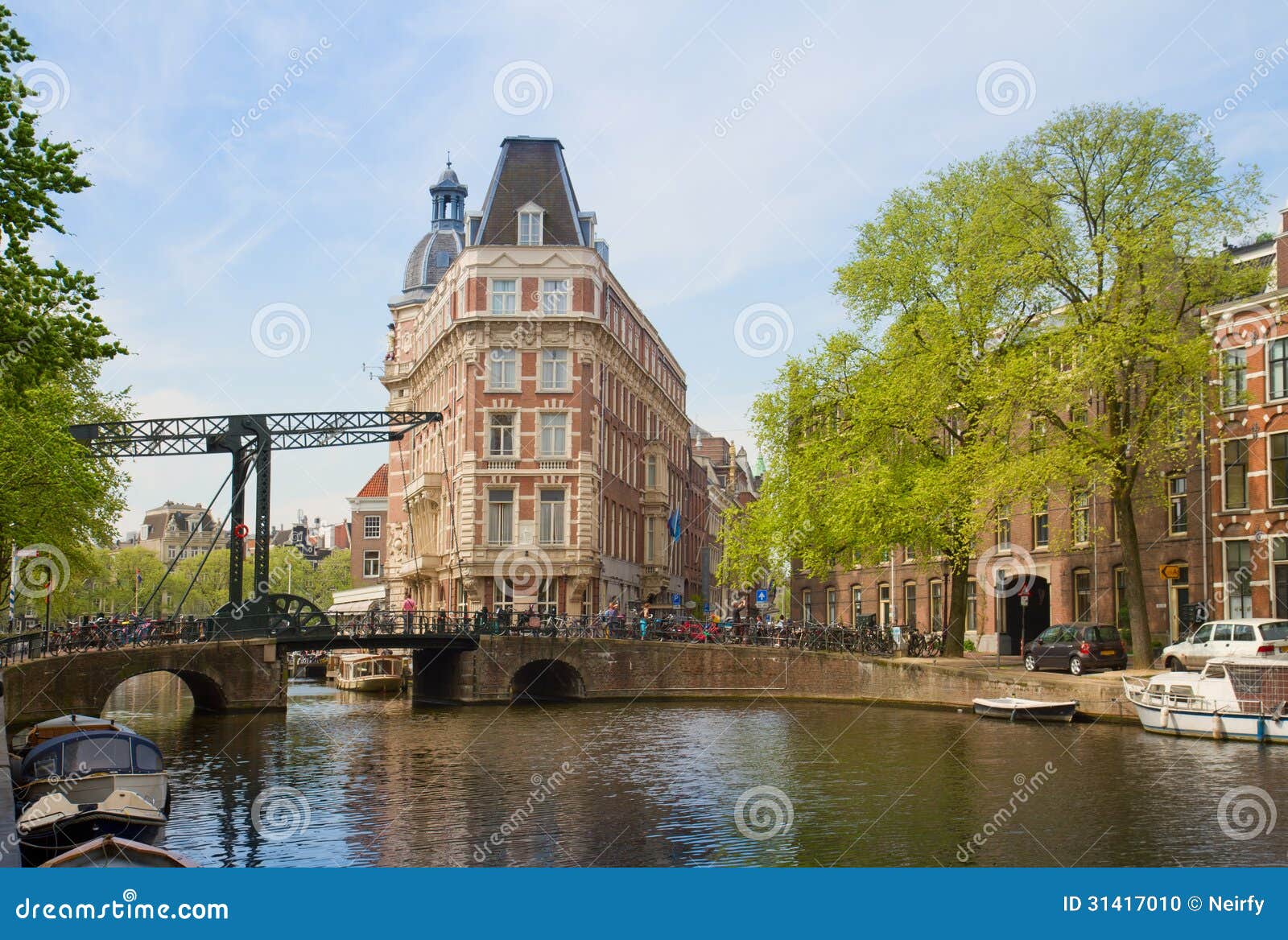 Old town of Amsterdam stock photo. Image of amsterdam - 31417010