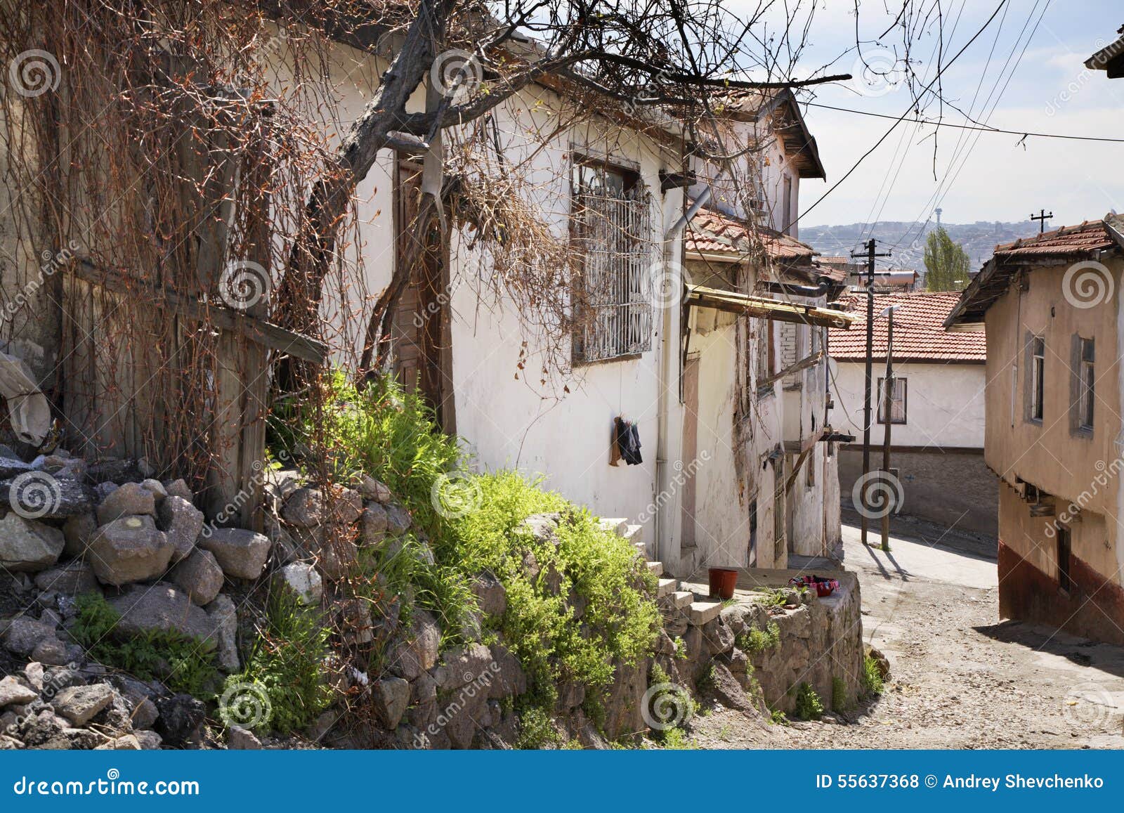 Old town in Ankara. Turkey stock photo. Image of turkey - 55637368