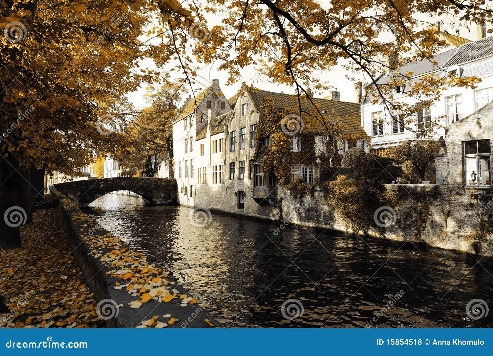 Old town in autumn stock photo. Image of landmark, ancient - 15854518