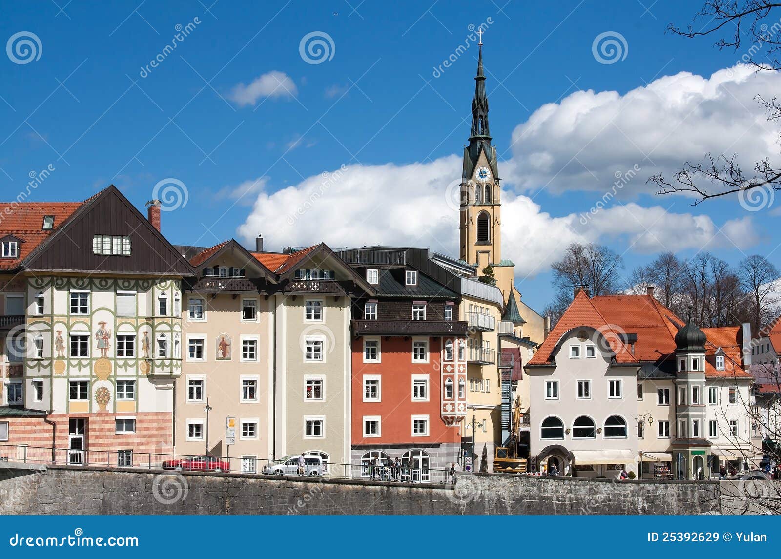 Old Town Bad Toelz, Germany Stock Image - Image of sightseeing ...